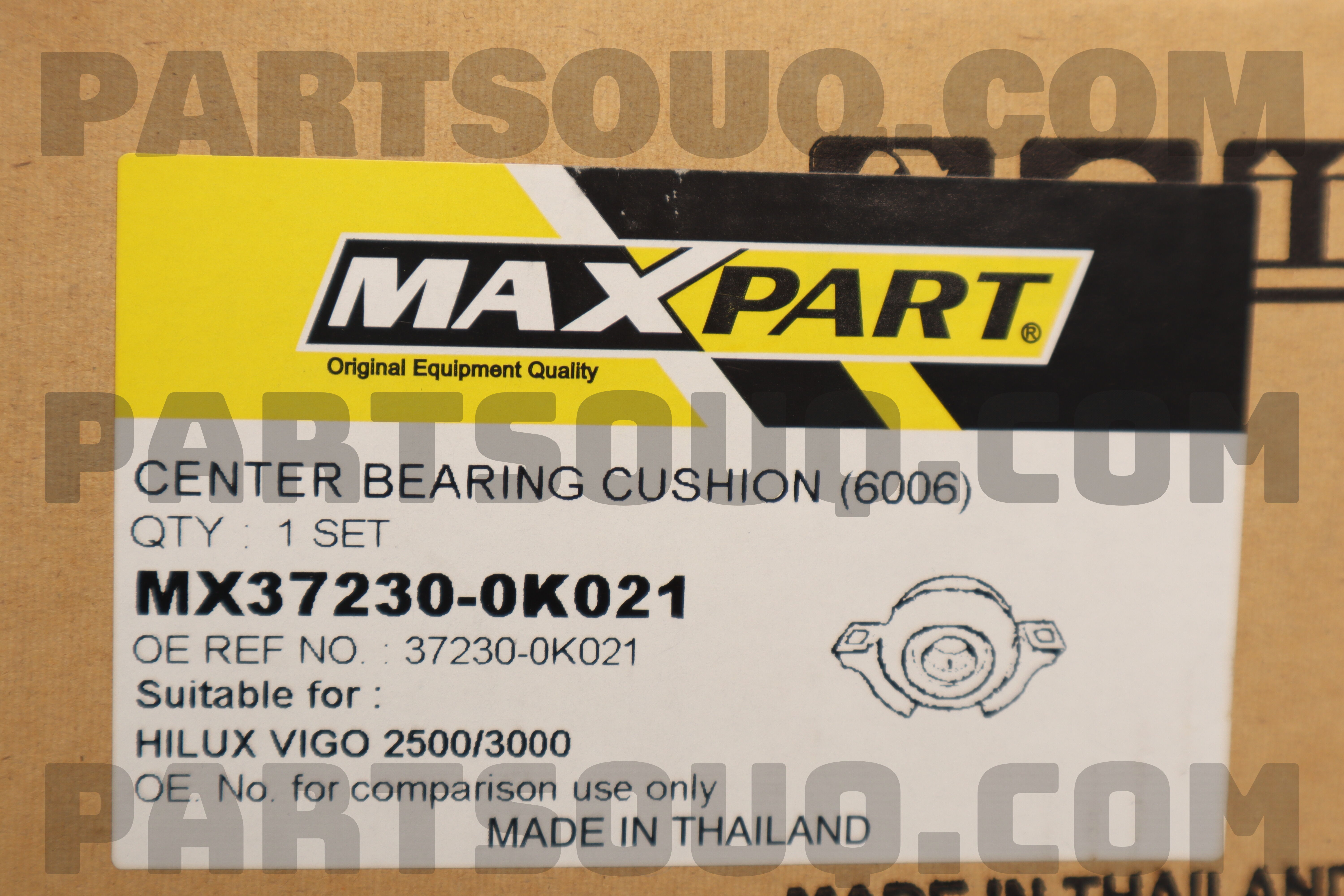BEARING ASSY, CENTER SUPPORT, NO.1 3723035120 | Toyota Parts | PartSouq