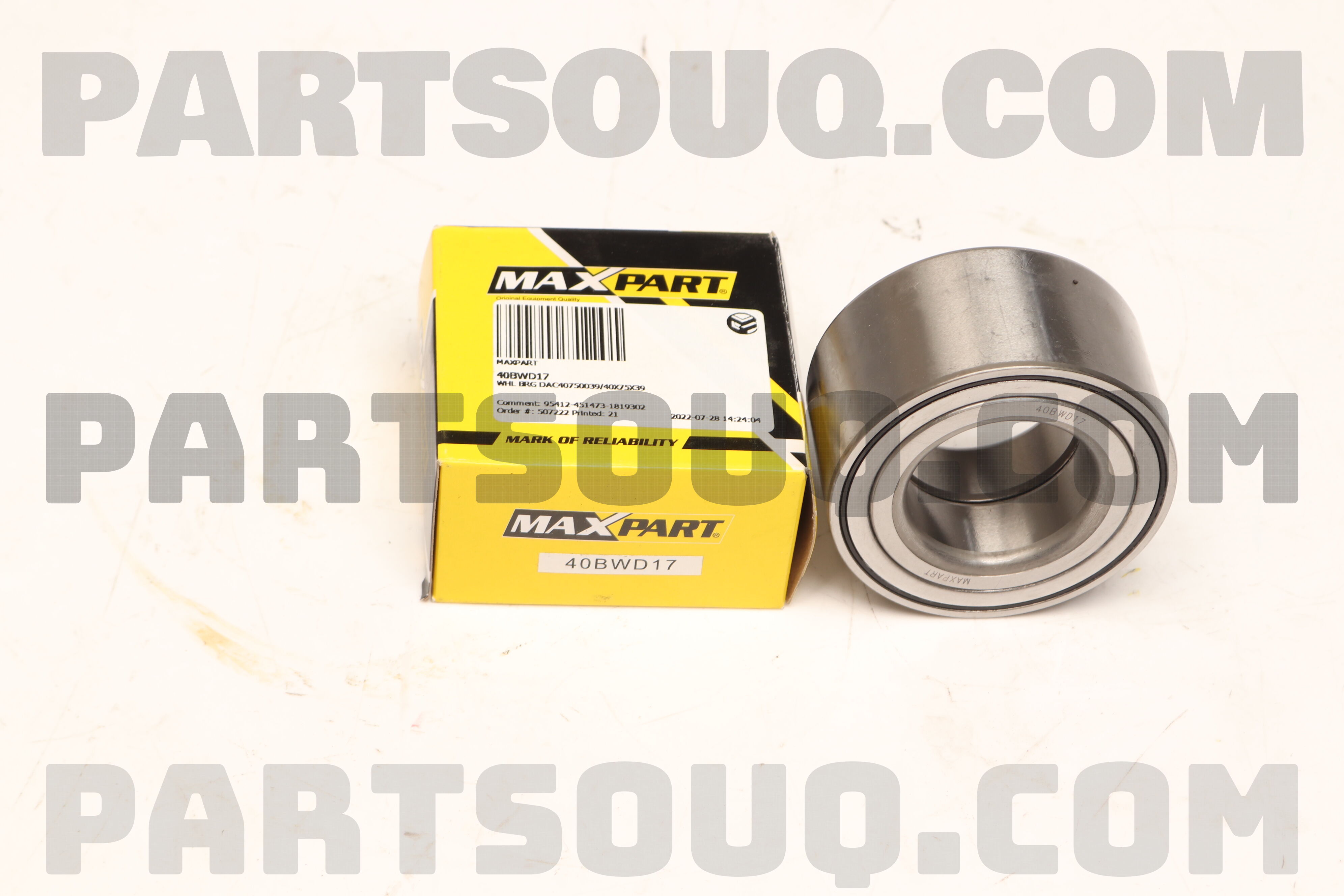 BEARING (FOR FRONT AXLE HUB), RH/LH 9036340079 | Toyota Parts | PartSouq