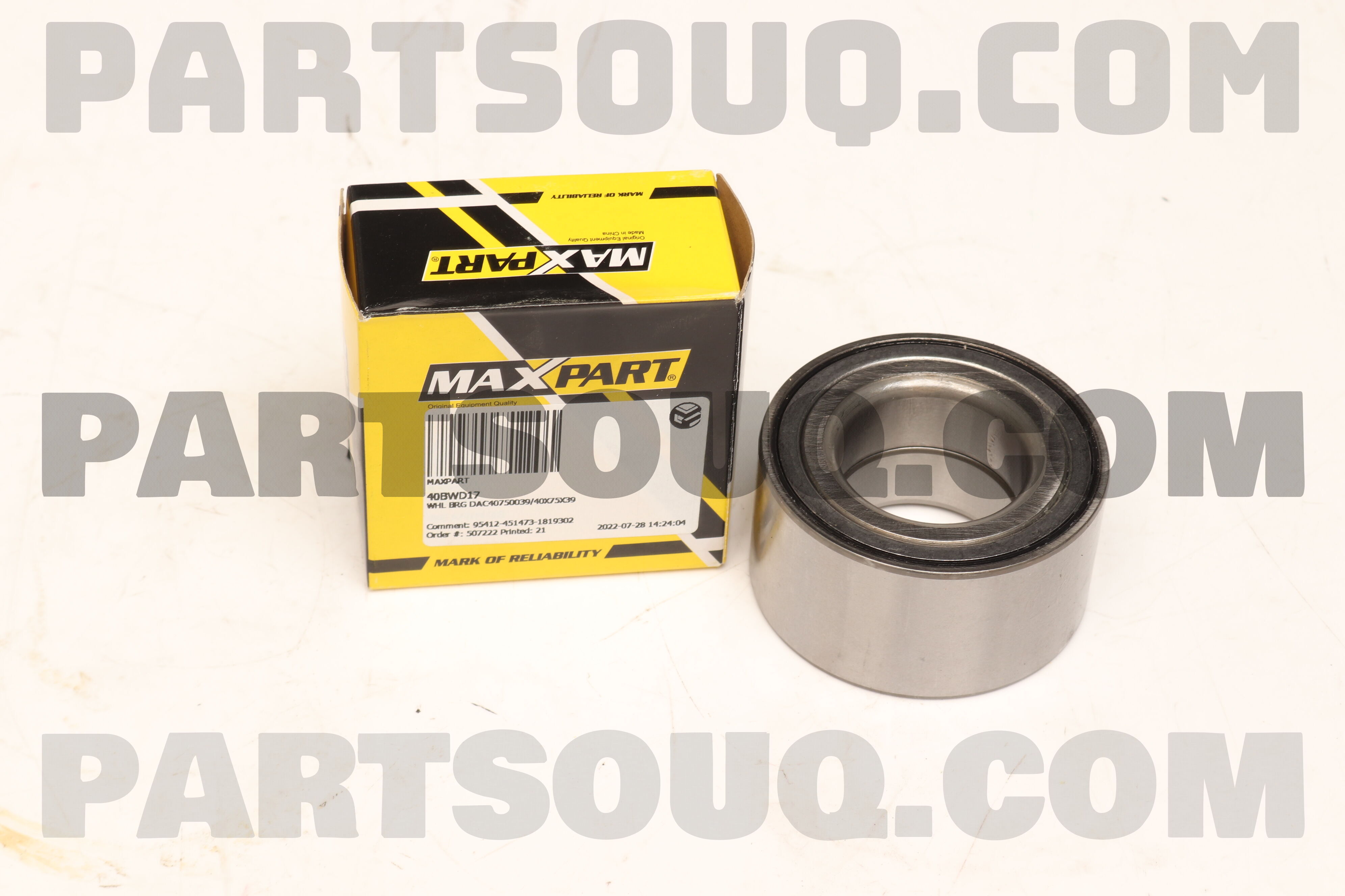 BEARING (FOR FRONT AXLE HUB), RH/LH 9036340079 | Toyota Parts | PartSouq