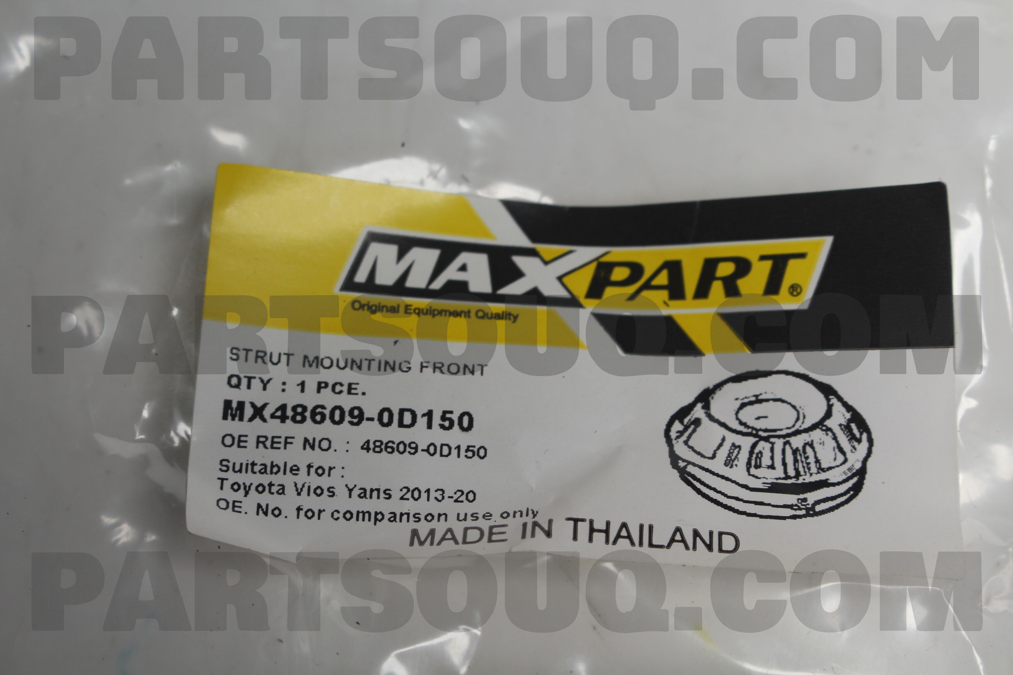 SUPPORT SUB-ASSY, FRONT SUSPENSION, RH/LH 486090D150 | Toyota Parts ...