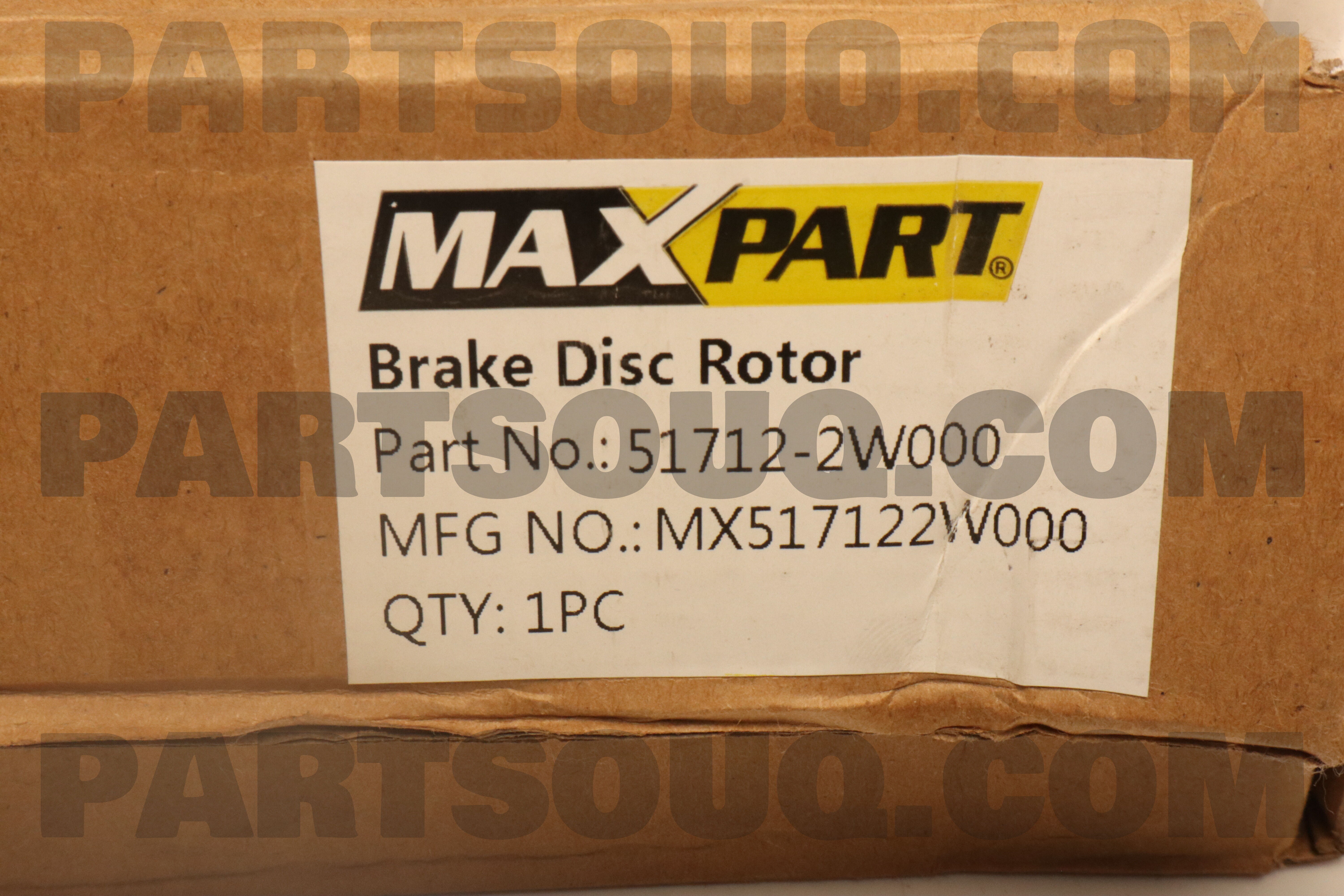 DISC ROTOR 517122W000 | MAXPART Parts | PartSouq