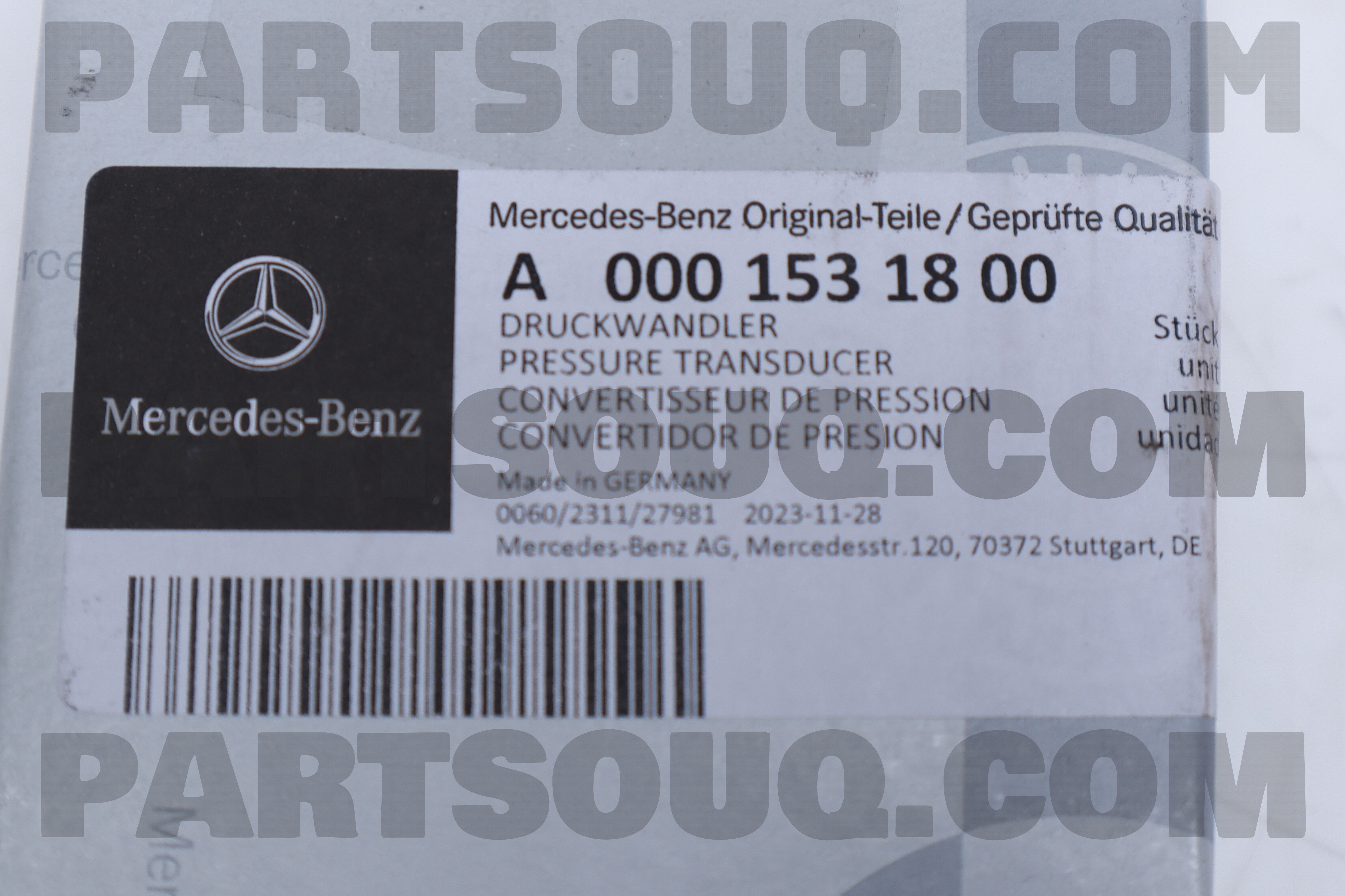 PRESSURE TRANSDUCER A0081535428 | MERCEDES Parts | PartSouq
