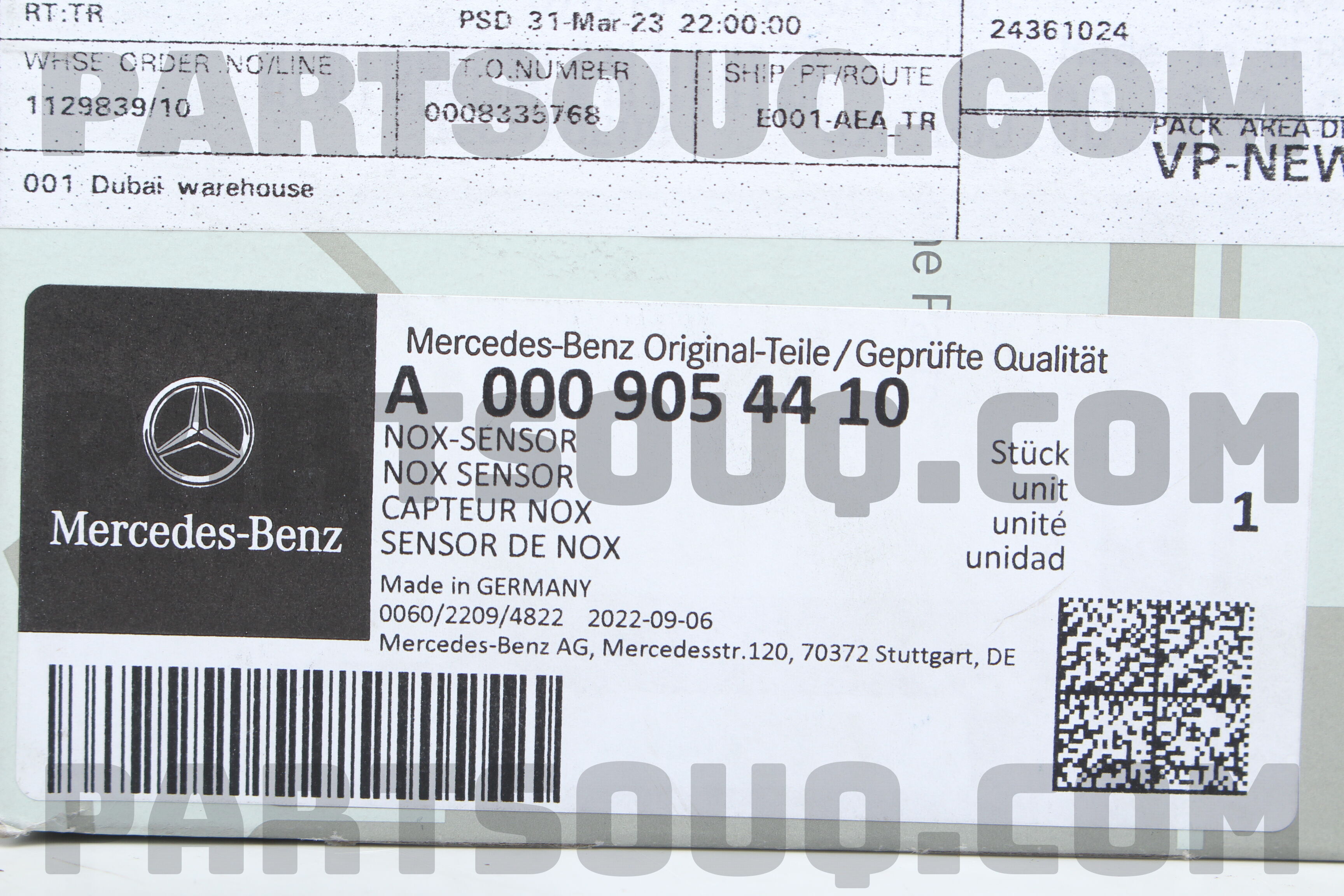 NOX SENSOR A000905441064 | MERCEDES Parts | PartSouq