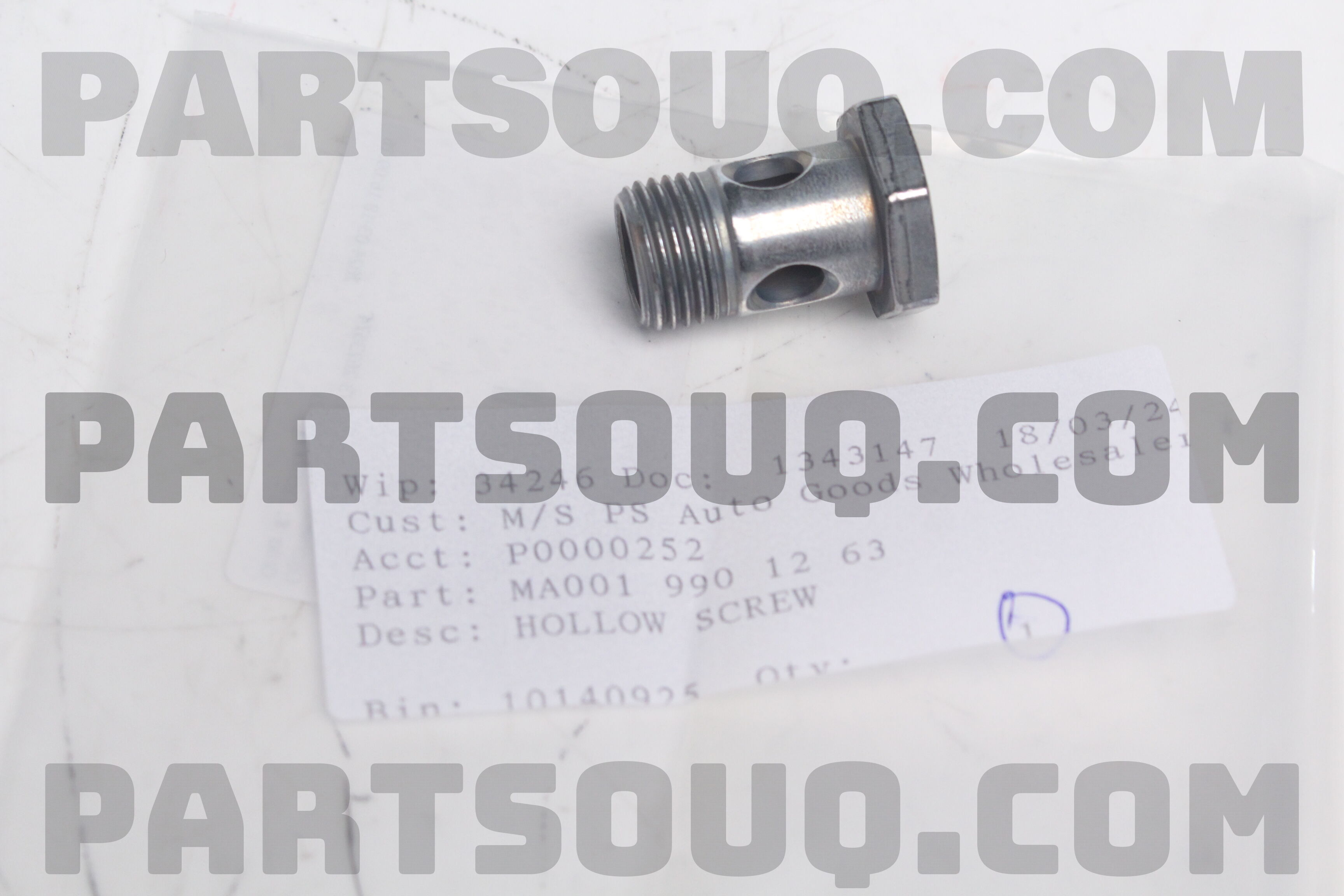 HOLLOW SCREW A0019901263 | MERCEDES Parts | PartSouq