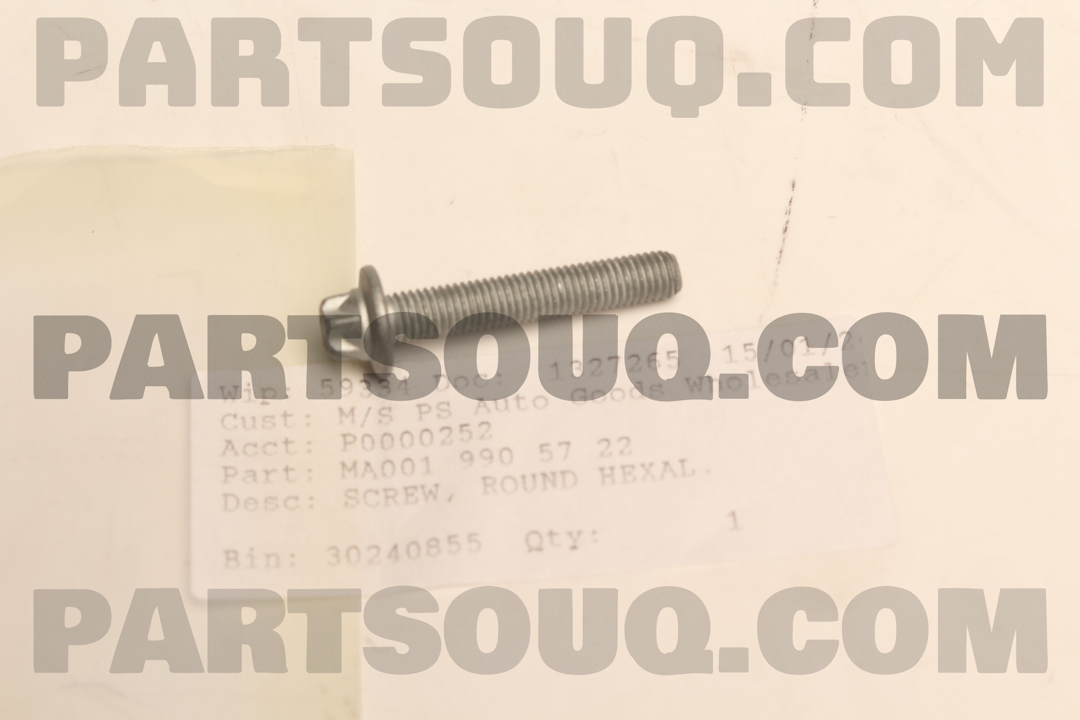 SCREW, ROUND HEXAL. HEAD A001990572264 | MERCEDES Parts | PartSouq
