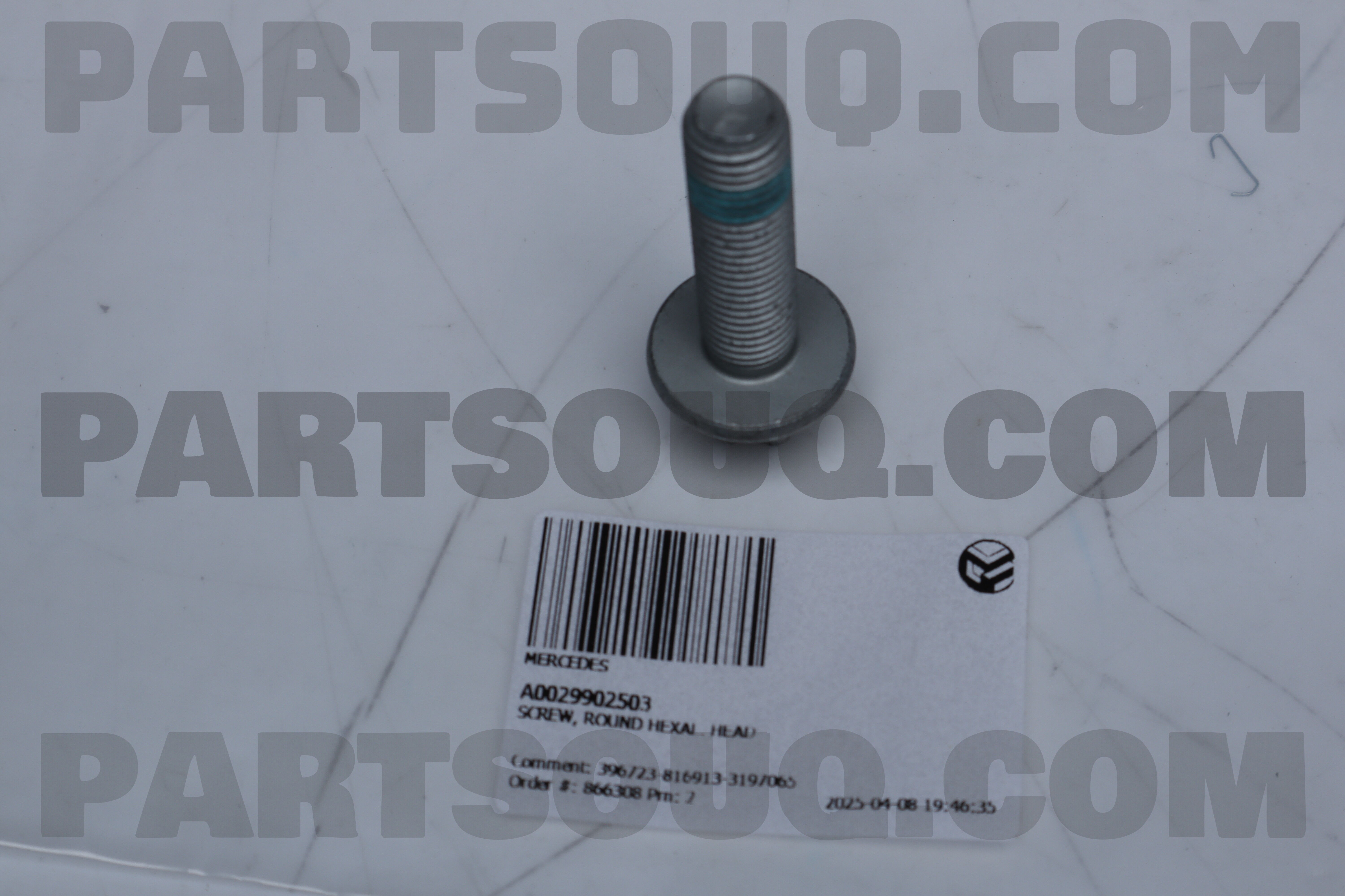 SCREW, ROUND HEXAL. HEAD A0029902503 | MERCEDES Parts | PartSouq