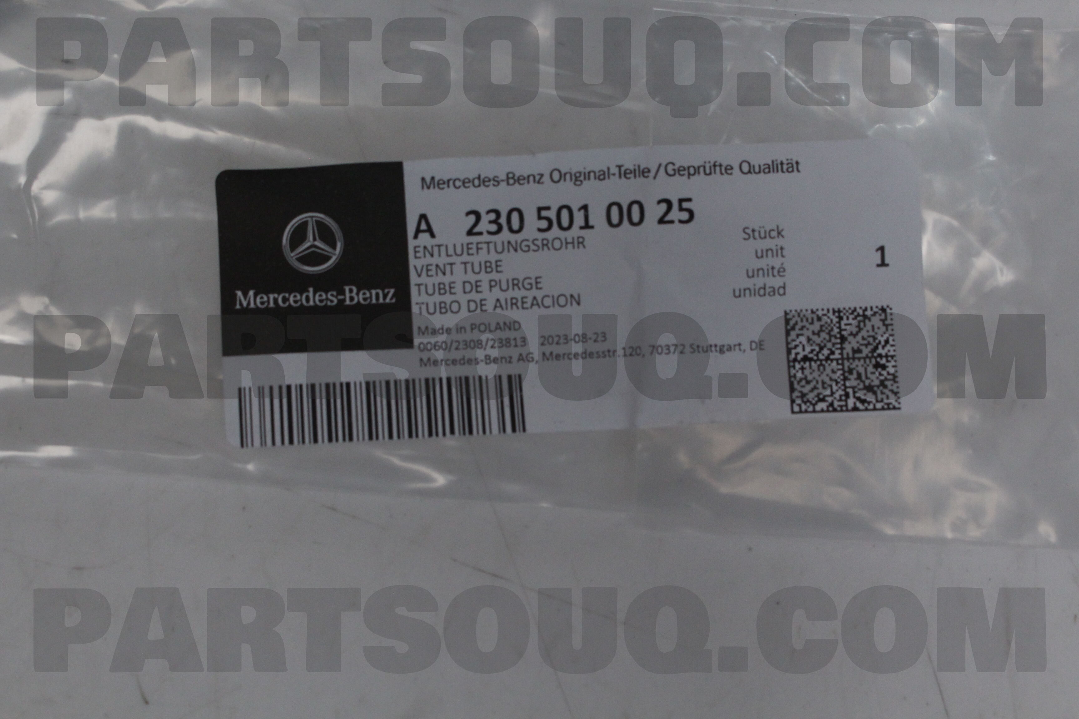 VENT PIPE,RADIATOR-SL(R230) *REFURBISH A230501002564 | MERCEDES Parts ...