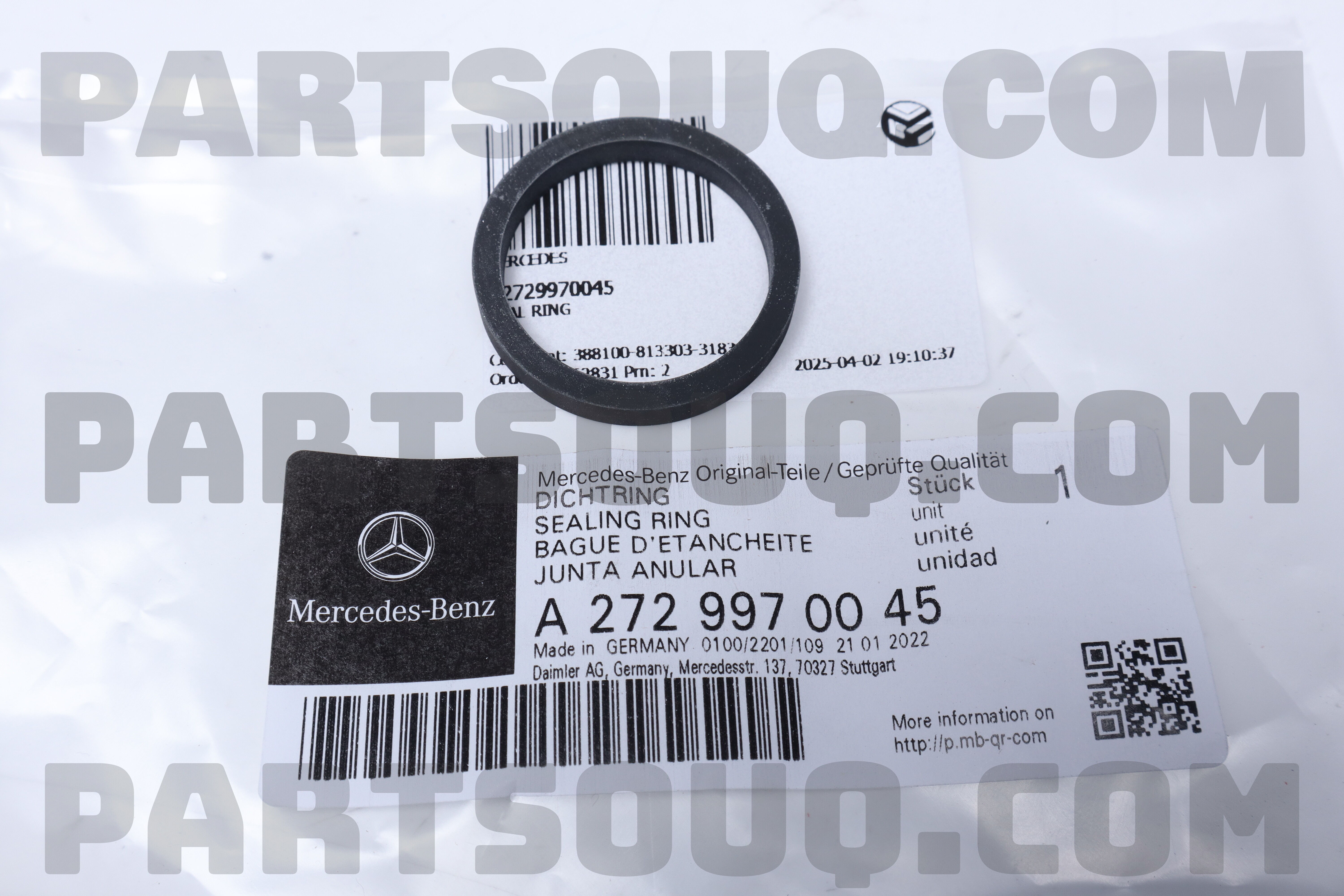 SEAL RING 407758500 | Victor Reinz Parts | PartSouq