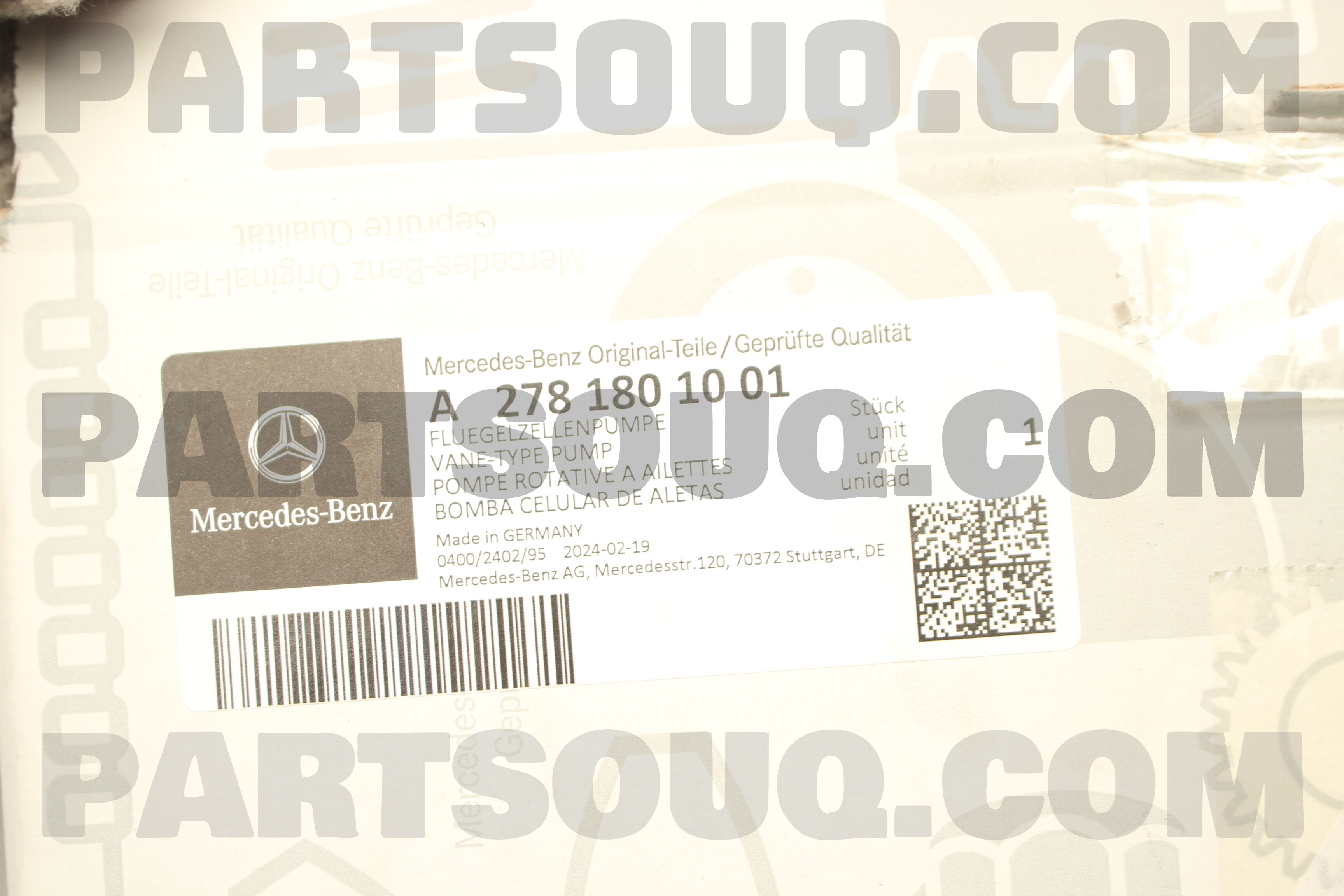 OIL PUMP-E(W212)CLS(C218) A2781801001 | MERCEDES Parts | PartSouq