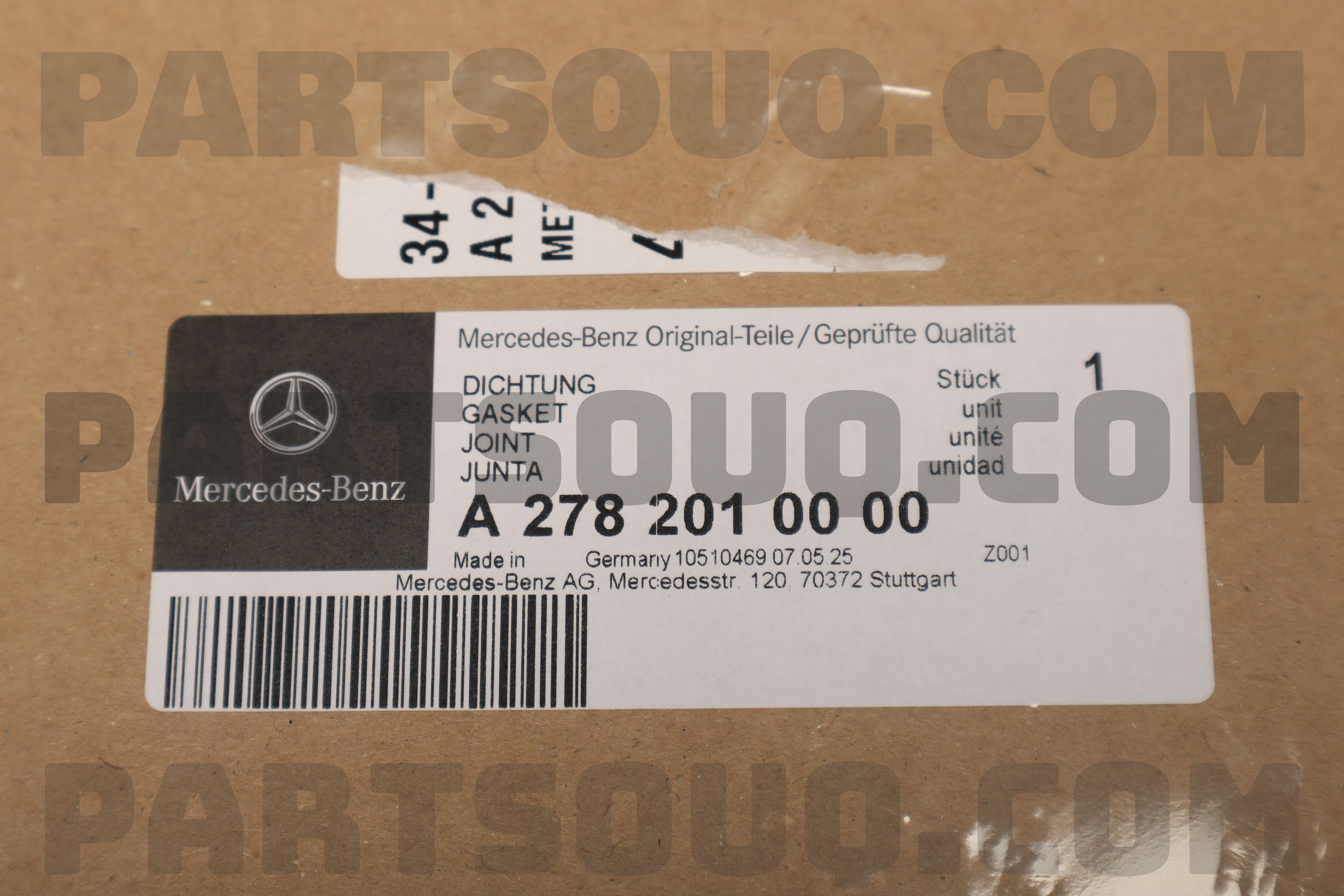 GASKET,WATER PUMP-E(W212) 2782010380 | Victor Reinz Parts | PartSouq