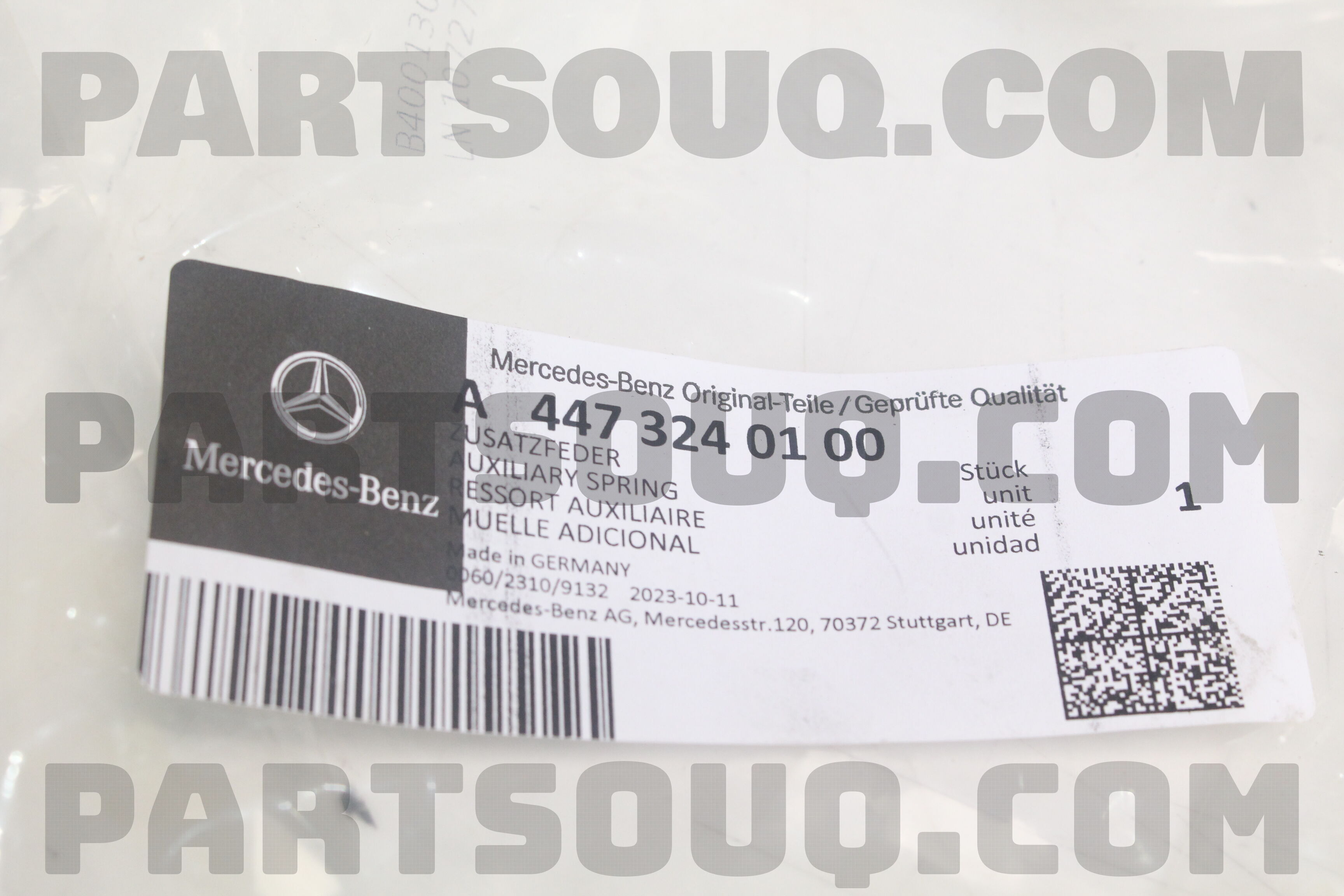 AUXILIARY SPRING A4473210006 | MERCEDES Parts | PartSouq