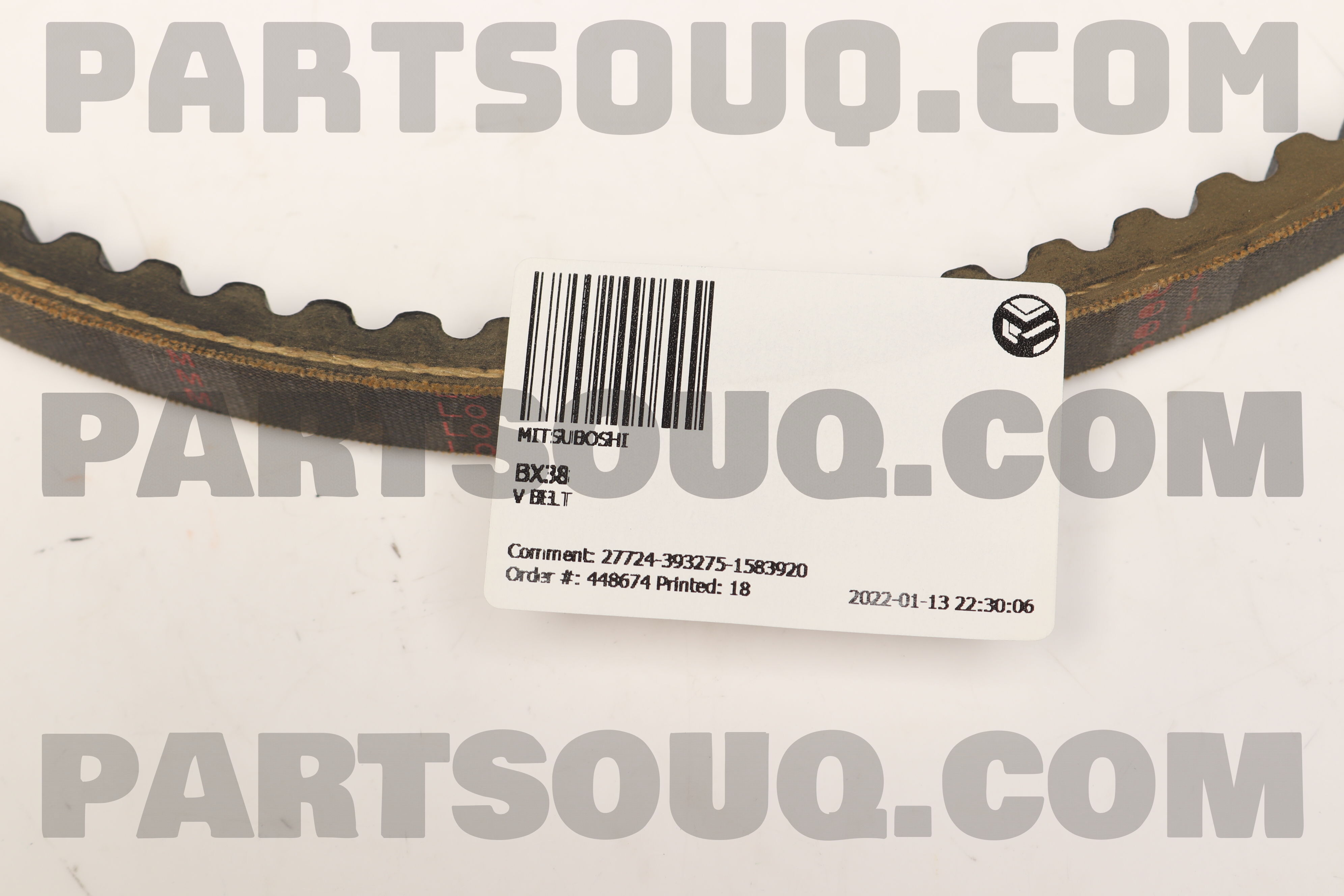 BELT; COOLIN 8944791010 | Isuzu Parts | PartSouq