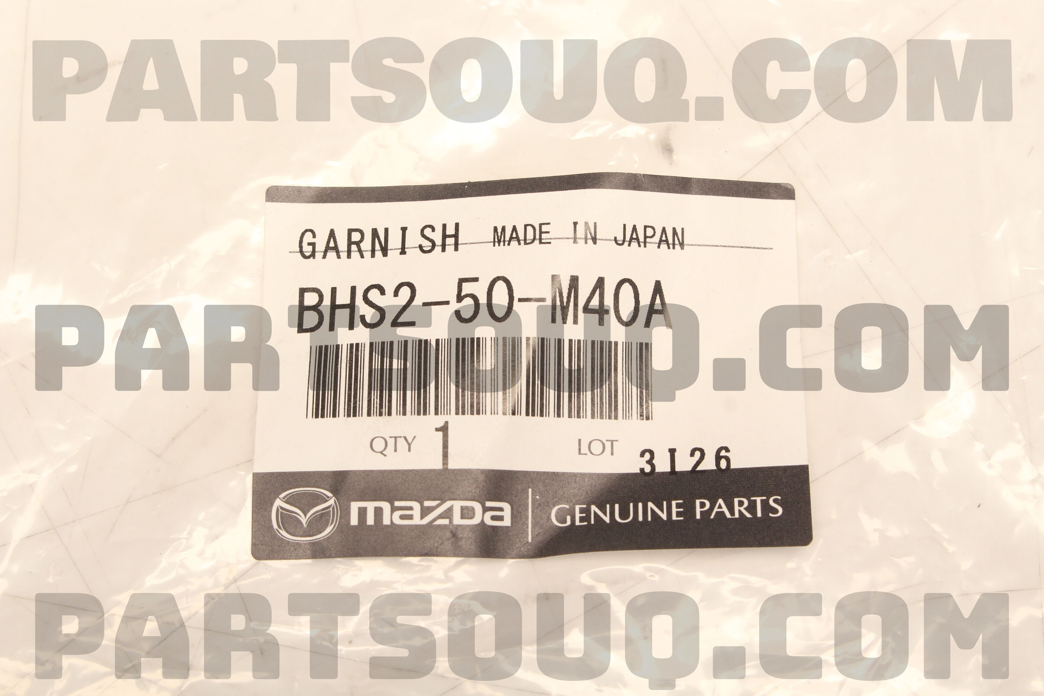 GARNISH(L),REAR DOOR BHS250M40A | Mazda Parts | PartSouq
