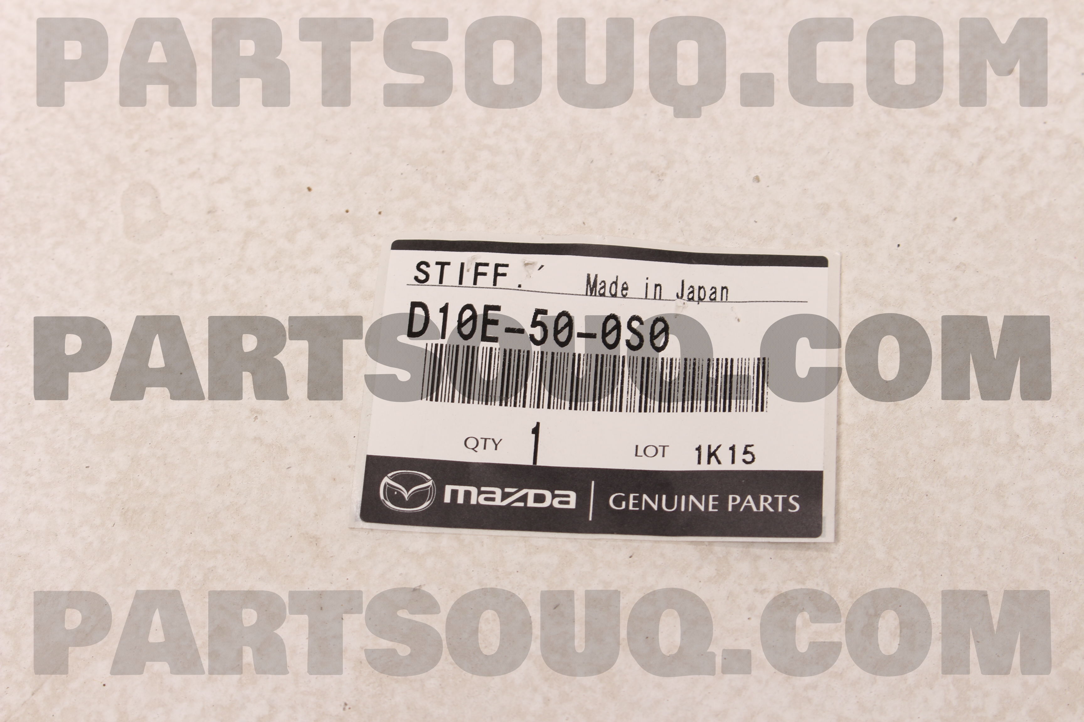 STIFF. A ,BUMPER D10E500S0 | Mazda Parts | PartSouq