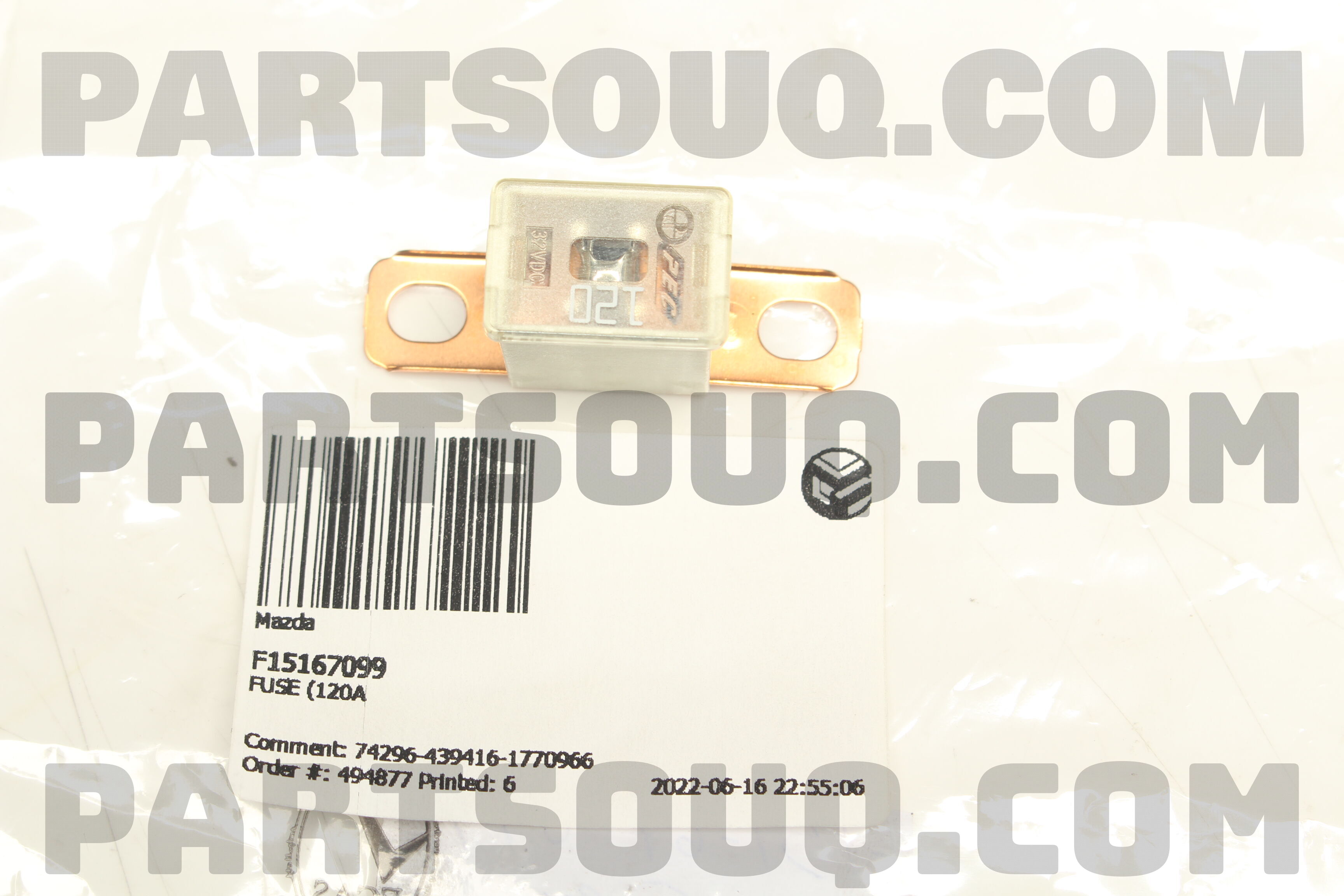 FUSE (120A) F15167099 | Mazda Parts | PartSouq