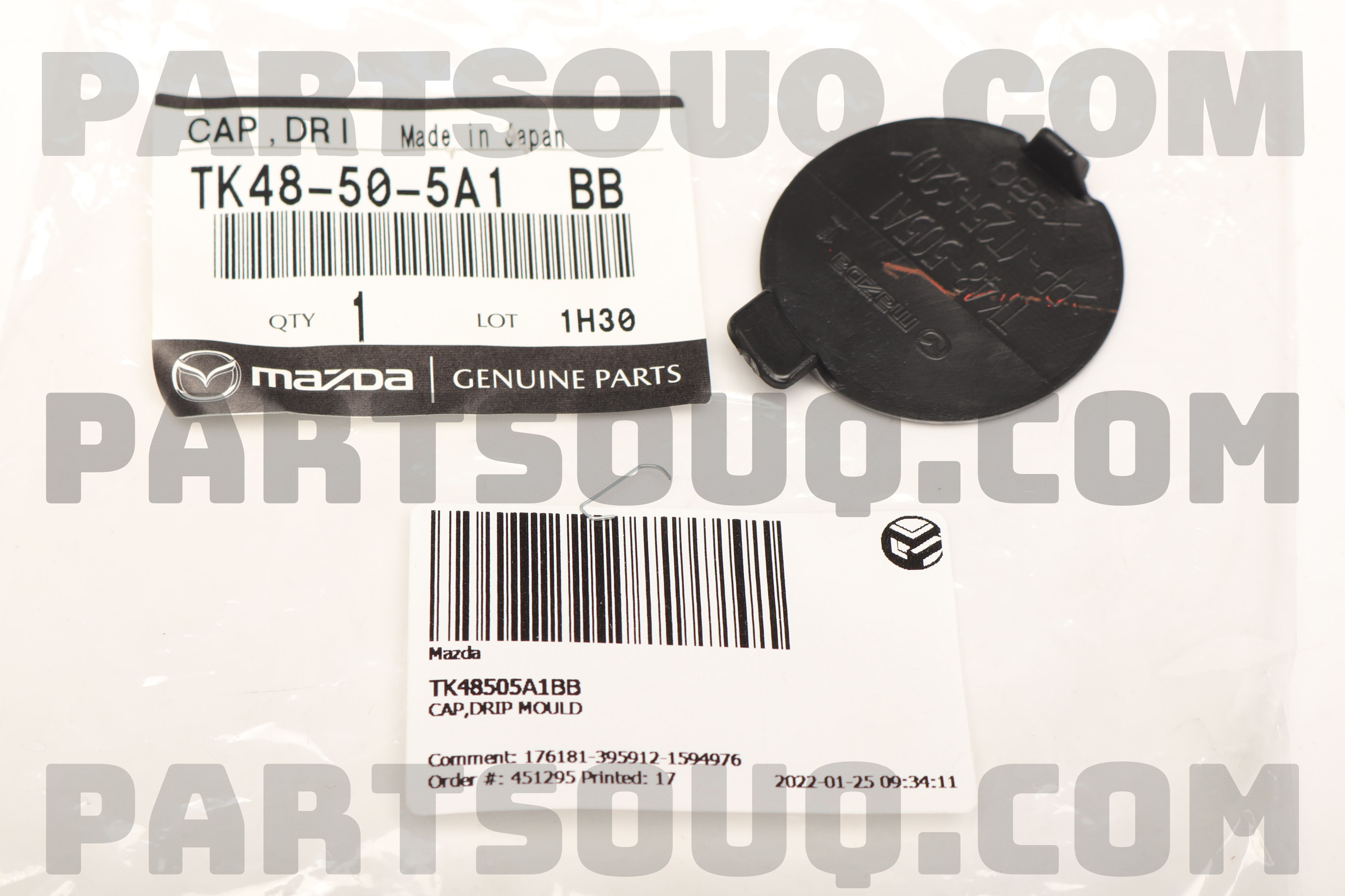 CAP,DRIP MOULD TK48505A1BB | Mazda Parts | PartSouq