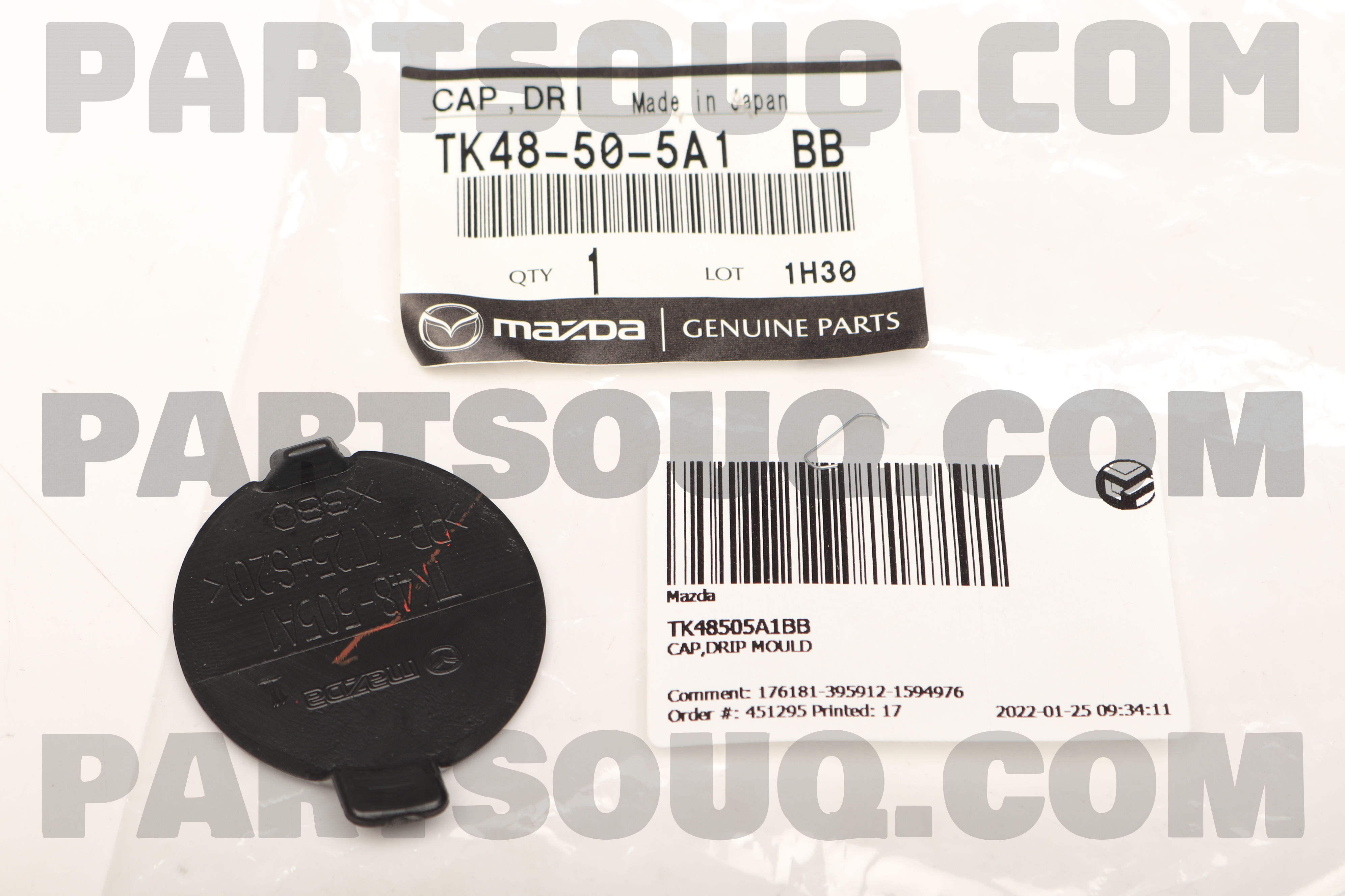 CAP,DRIP MOULD TK48505A1BB | Mazda Parts | PartSouq