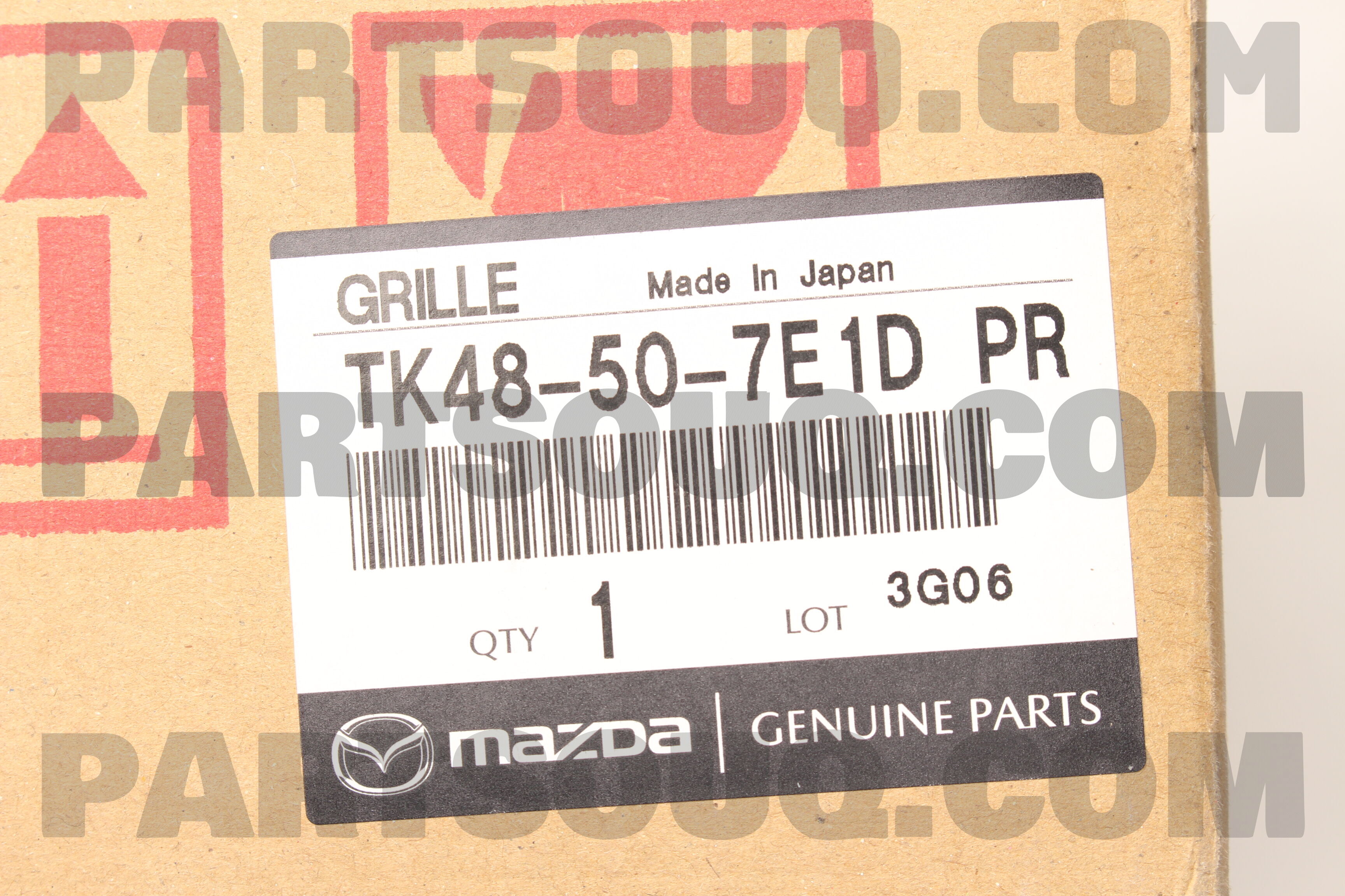 GRILLE,UP.RADIATOR TK48507E1DPR | Mazda Parts | PartSouq