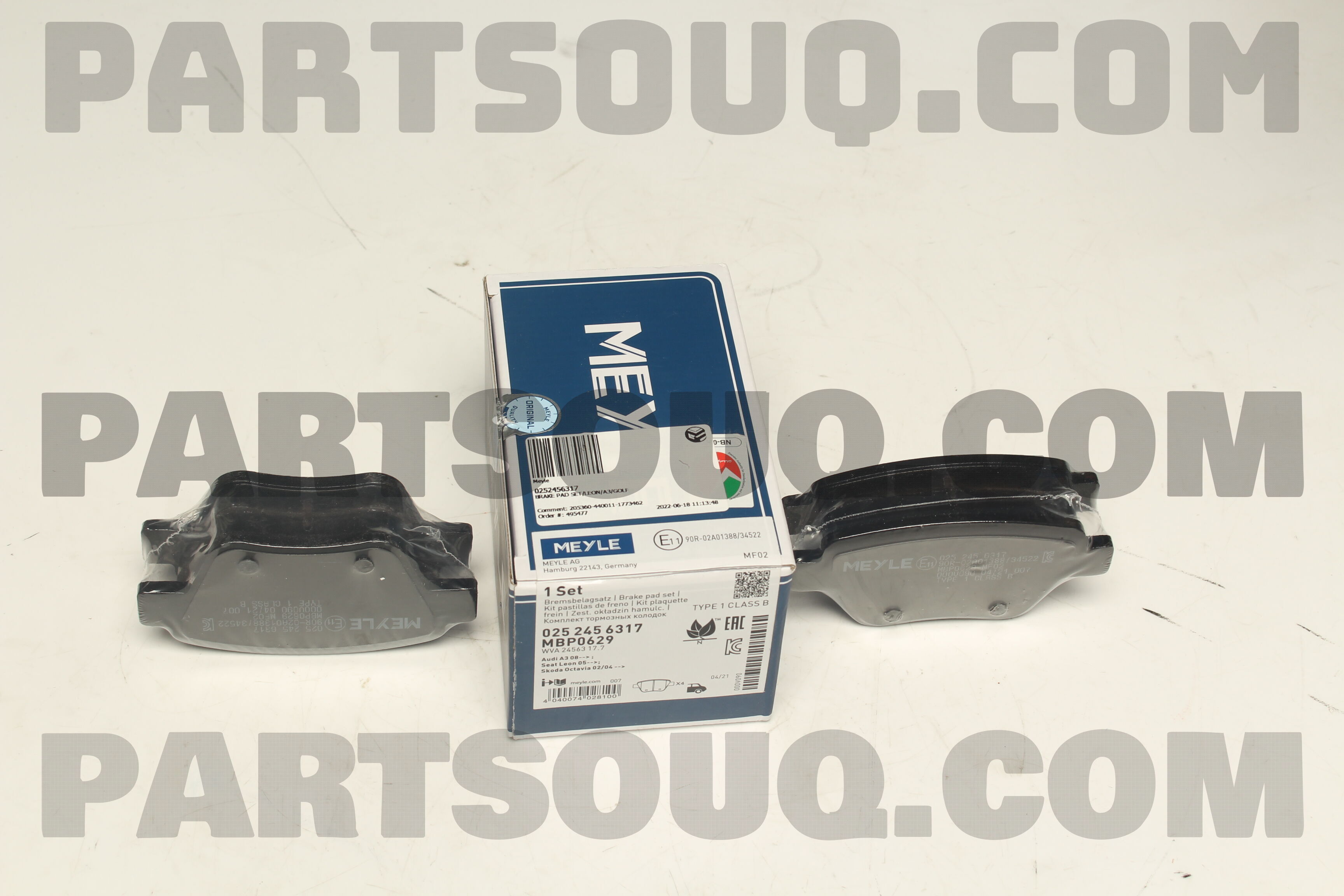 BRAKE PAD SET-LEON/A3/GOLF 5K0698451 | Brembo Parts | PartSouq