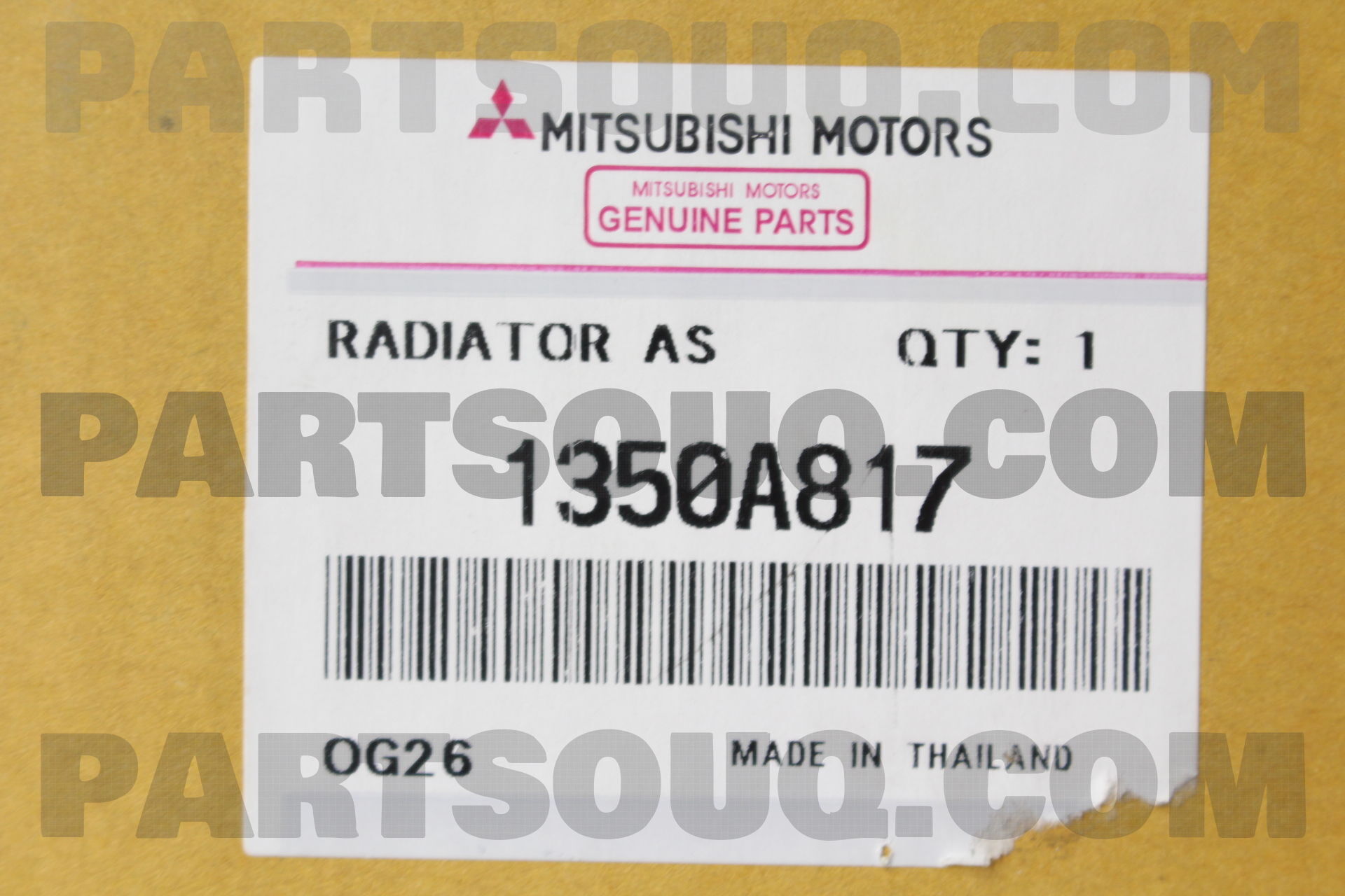 RADIATOR ASSY 1350A817 | Mitsubishi Parts | PartSouq