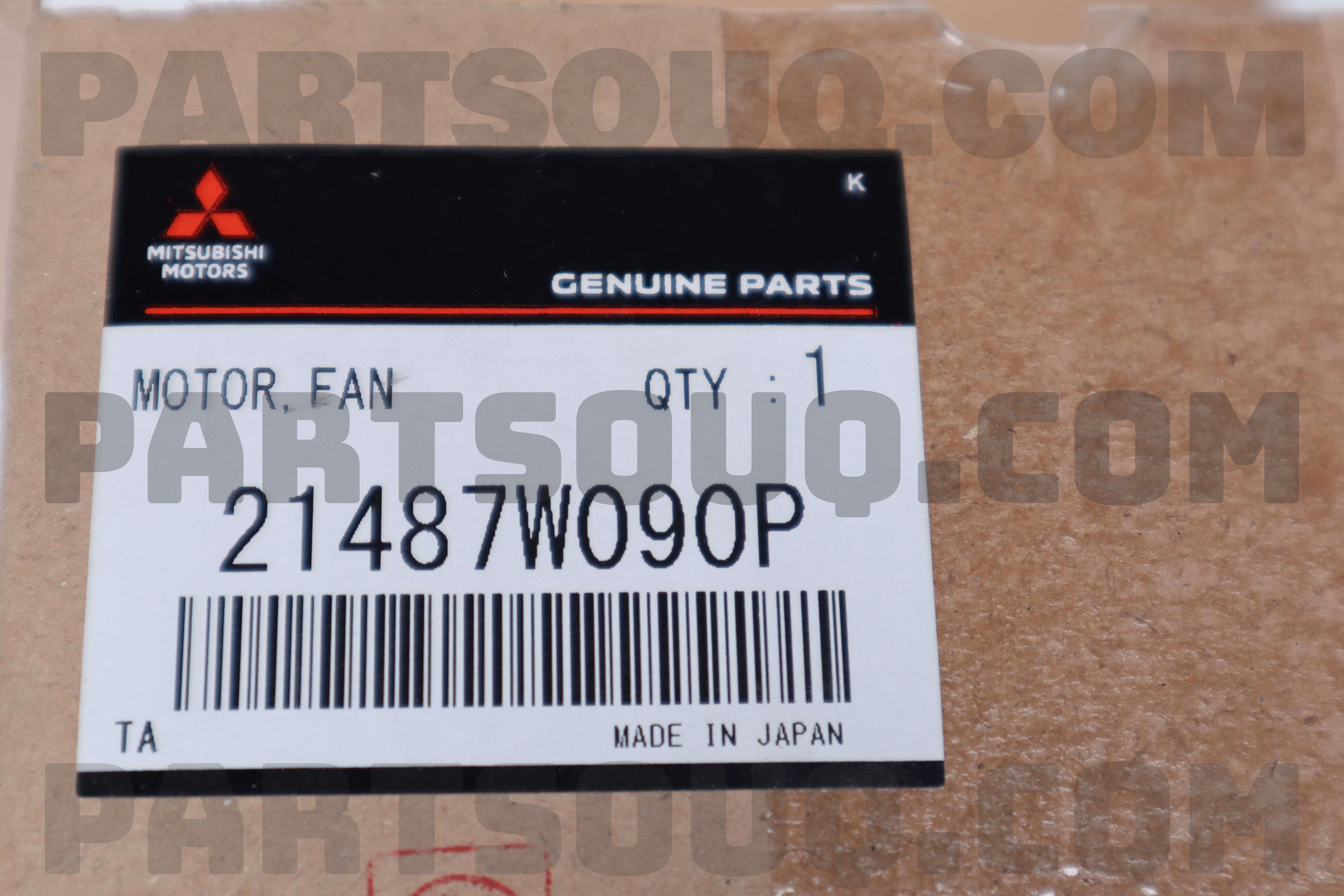 MOTOR,COOLING FAN 21487W090P | Mitsubishi Parts | PartSouq