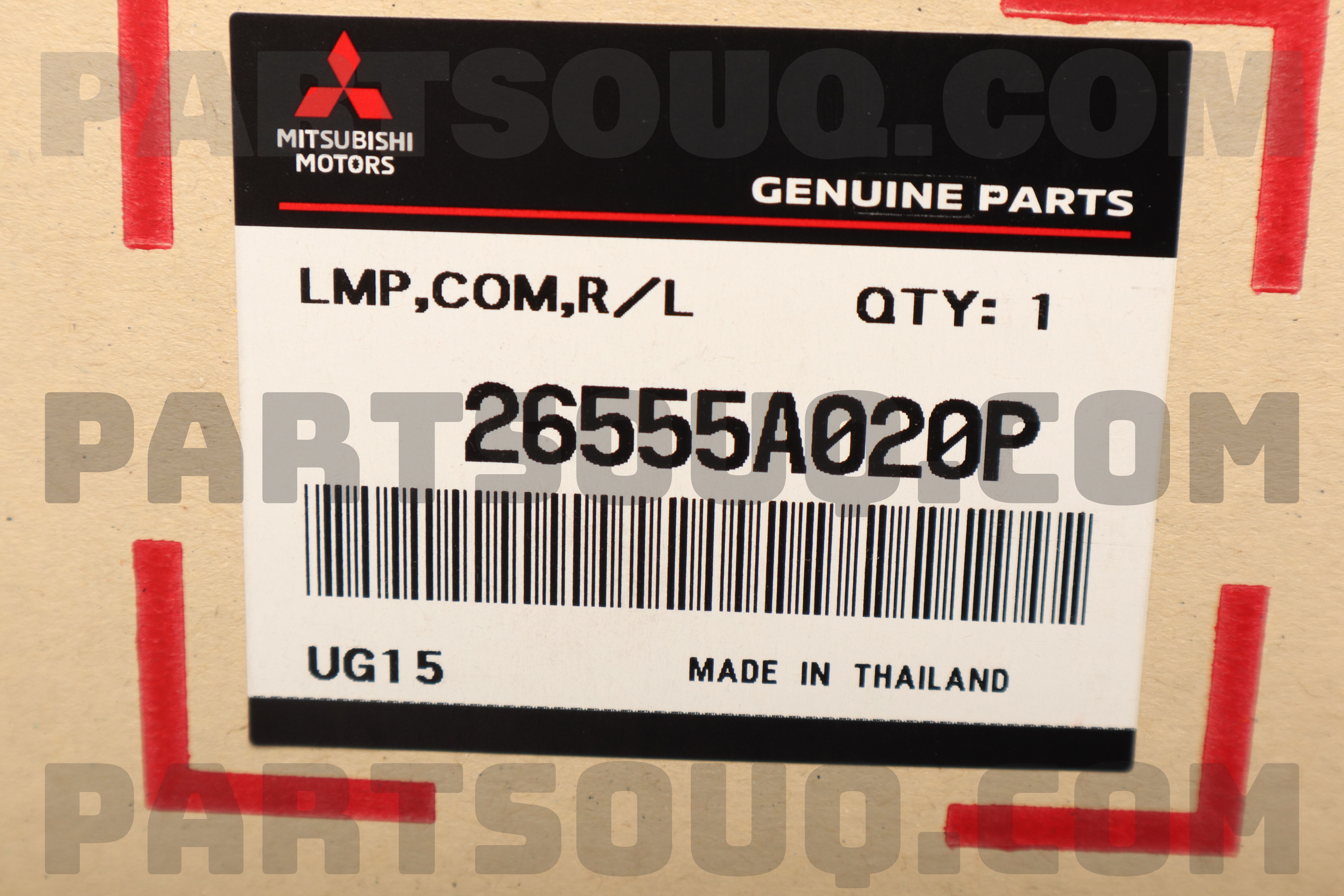 LAMP ASSY,COMB,RR LH 26555A020P | Mitsubishi Parts | PartSouq