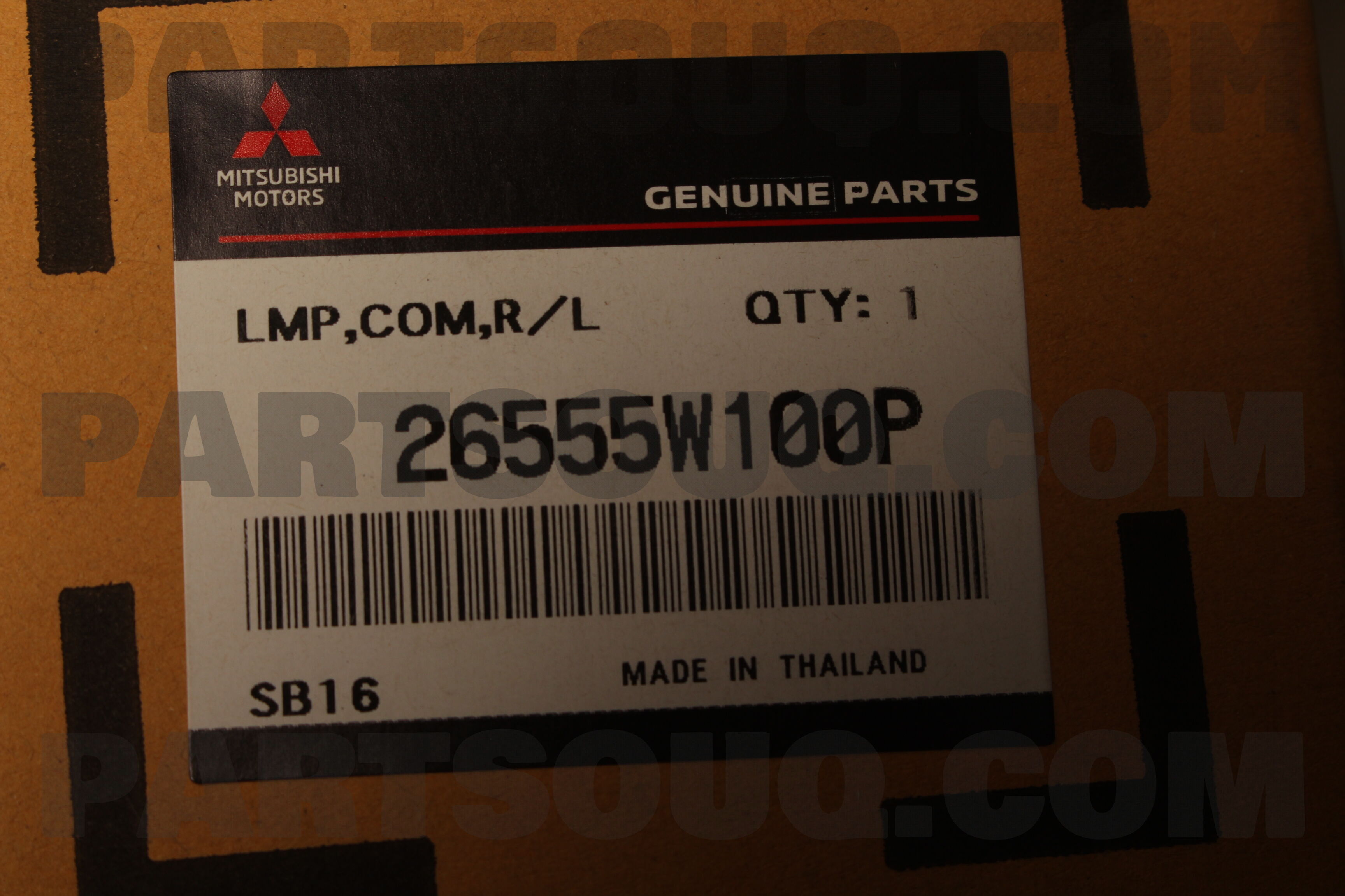 LAMP ASSY,COMB,RR LH 26555W100P | Mitsubishi Parts | PartSouq