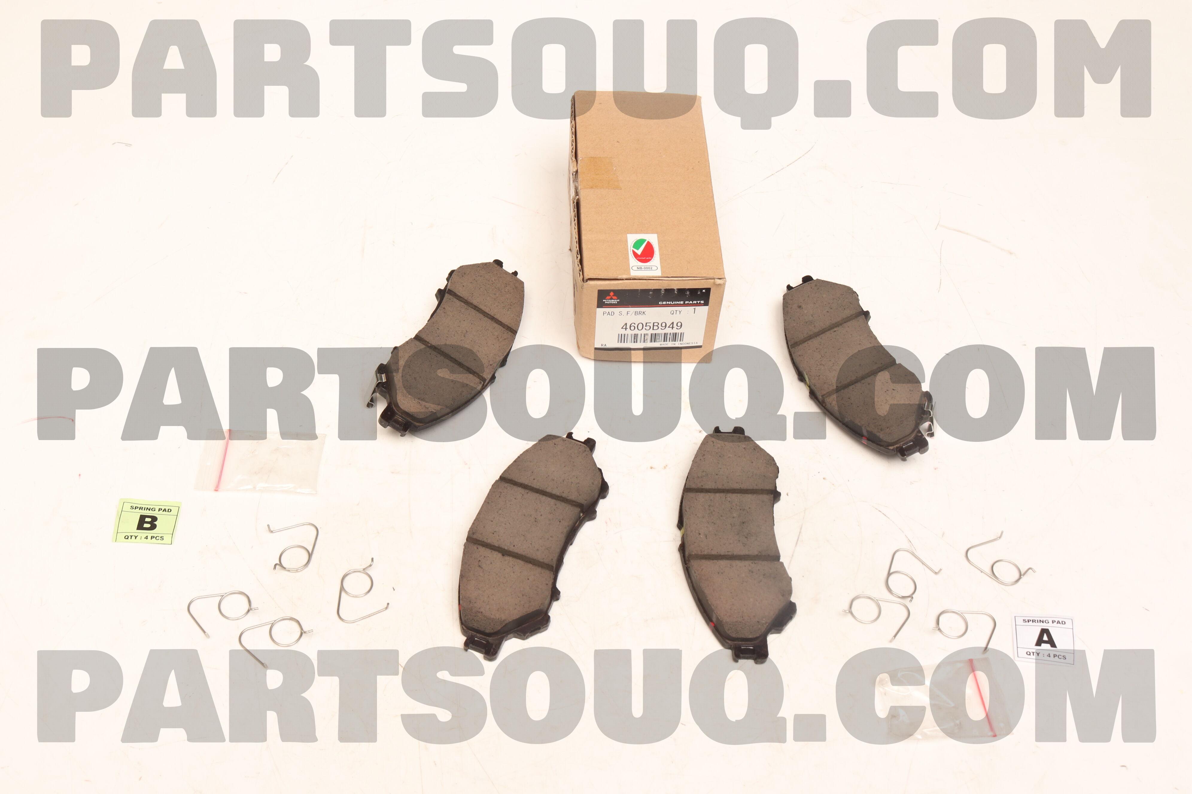 PAD SET,FR BRAKE 4605B949 | Mitsubishi Parts | PartSouq