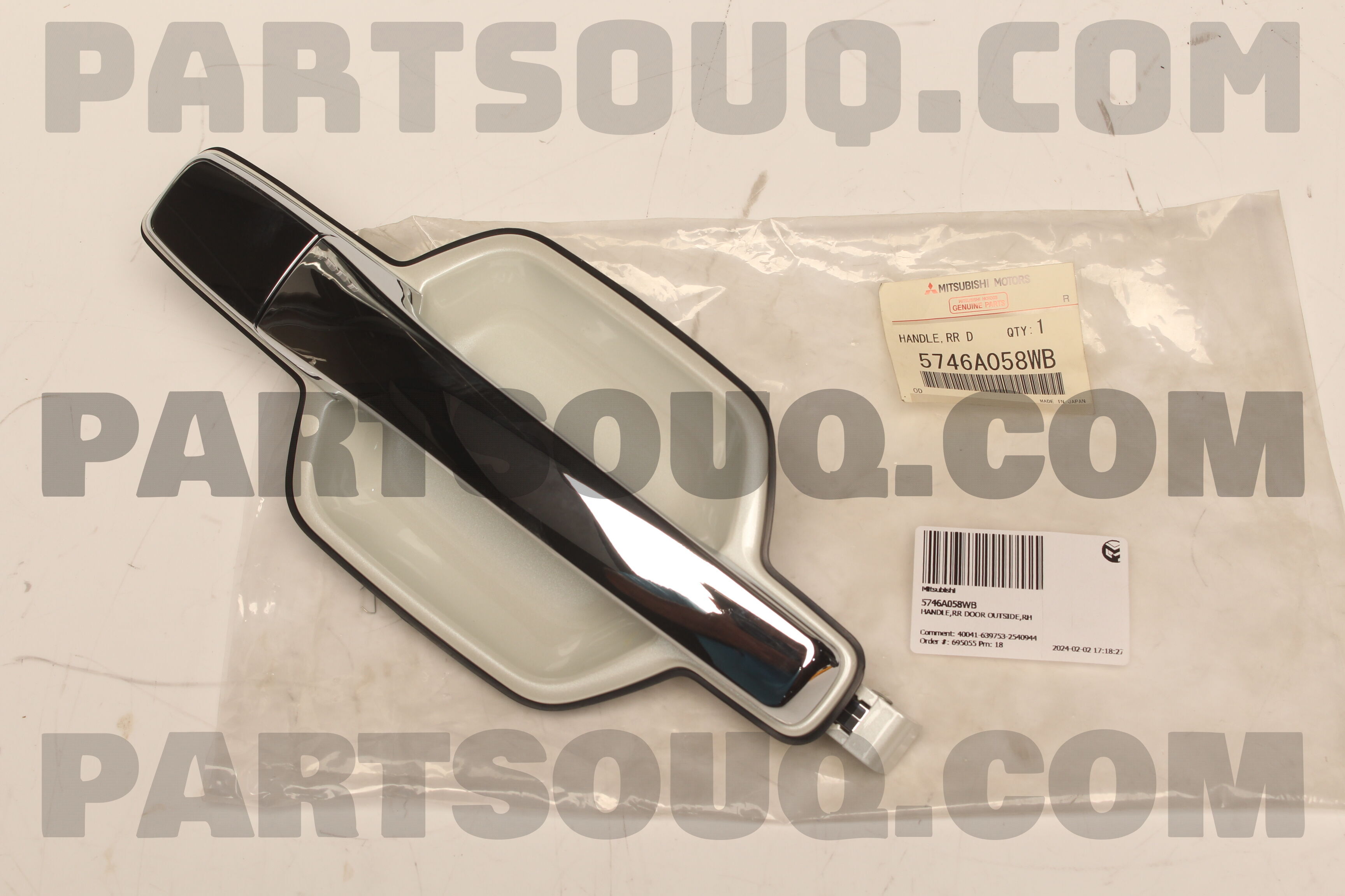 HANDLE,RR DOOR OUTSIDE,RH 5746A058WB | Mitsubishi Parts | PartSouq
