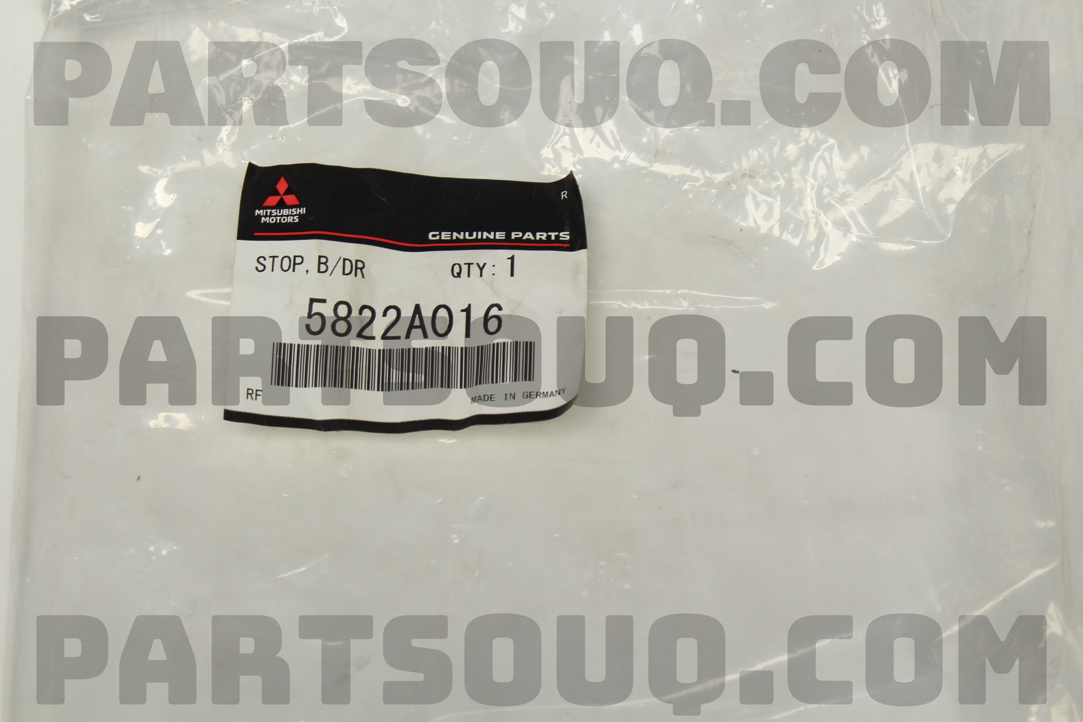 STOPPER,BACK DOOR SAFETY 5822A016 | Mitsubishi Parts | PartSouq