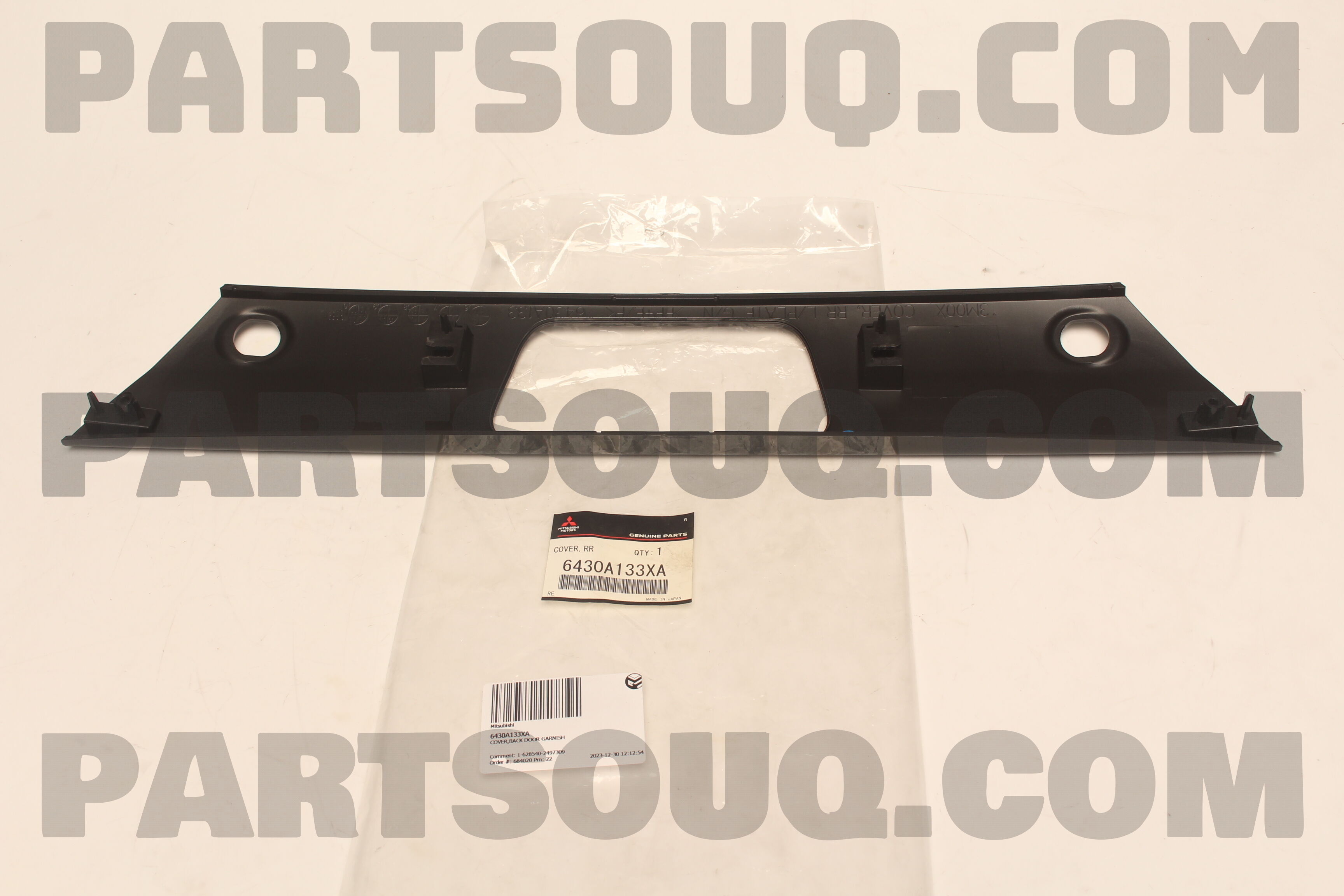 COVER,BACK DOOR GARNISH 6430A133XA | Mitsubishi Parts | PartSouq
