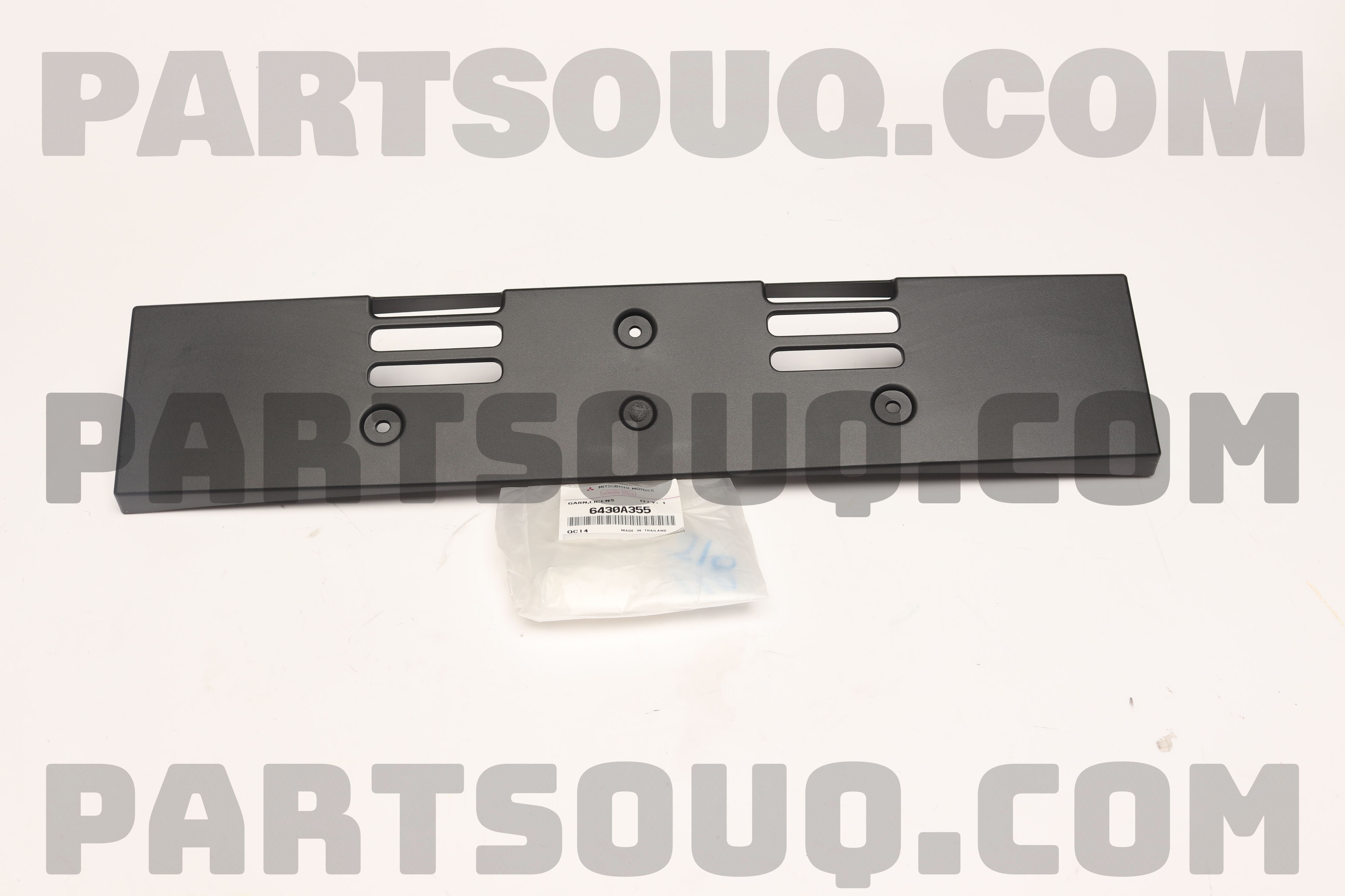GARNISH,FR LICENSE PLATE 6430A355 | Mitsubishi Parts | PartSouq