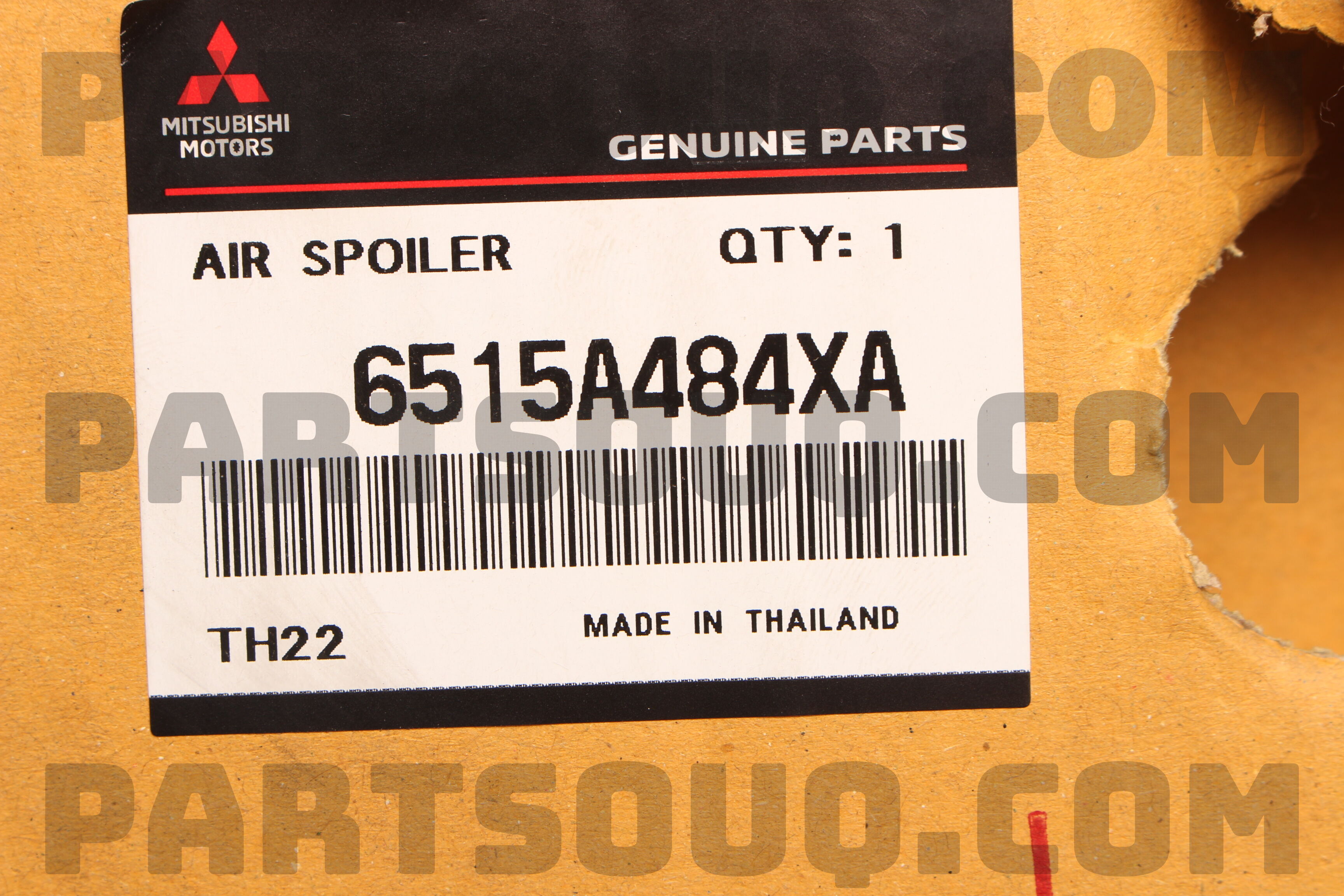 AIR SPOILER,ROOF 6515A484XA | Mitsubishi Parts | PartSouq