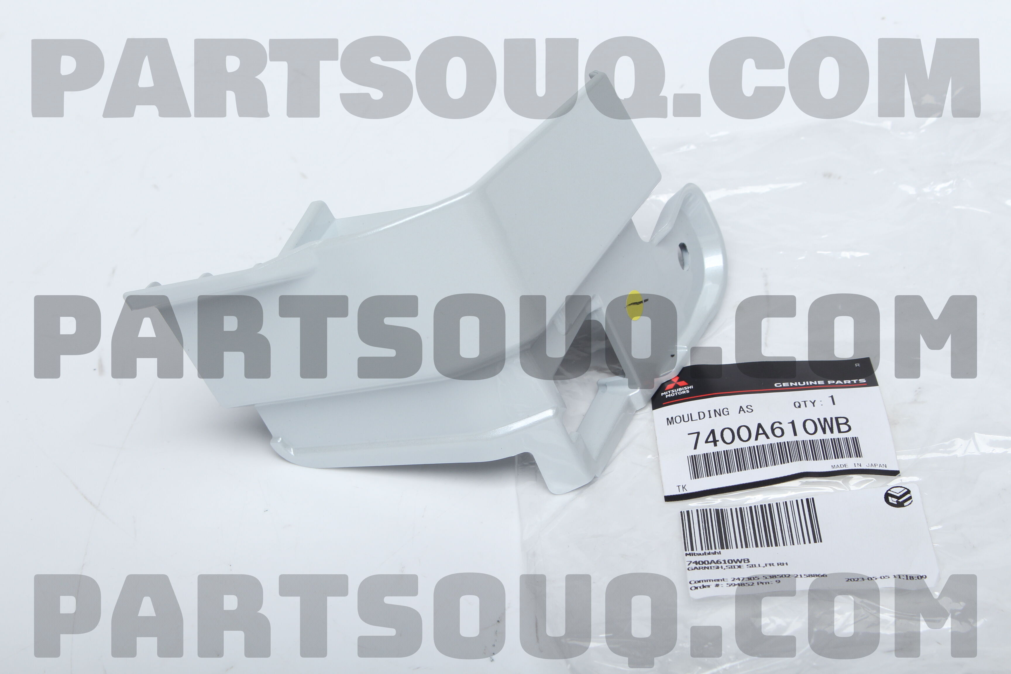 GARNISH,SIDE SILL,FR RH 7400A610WB | Mitsubishi Parts | PartSouq