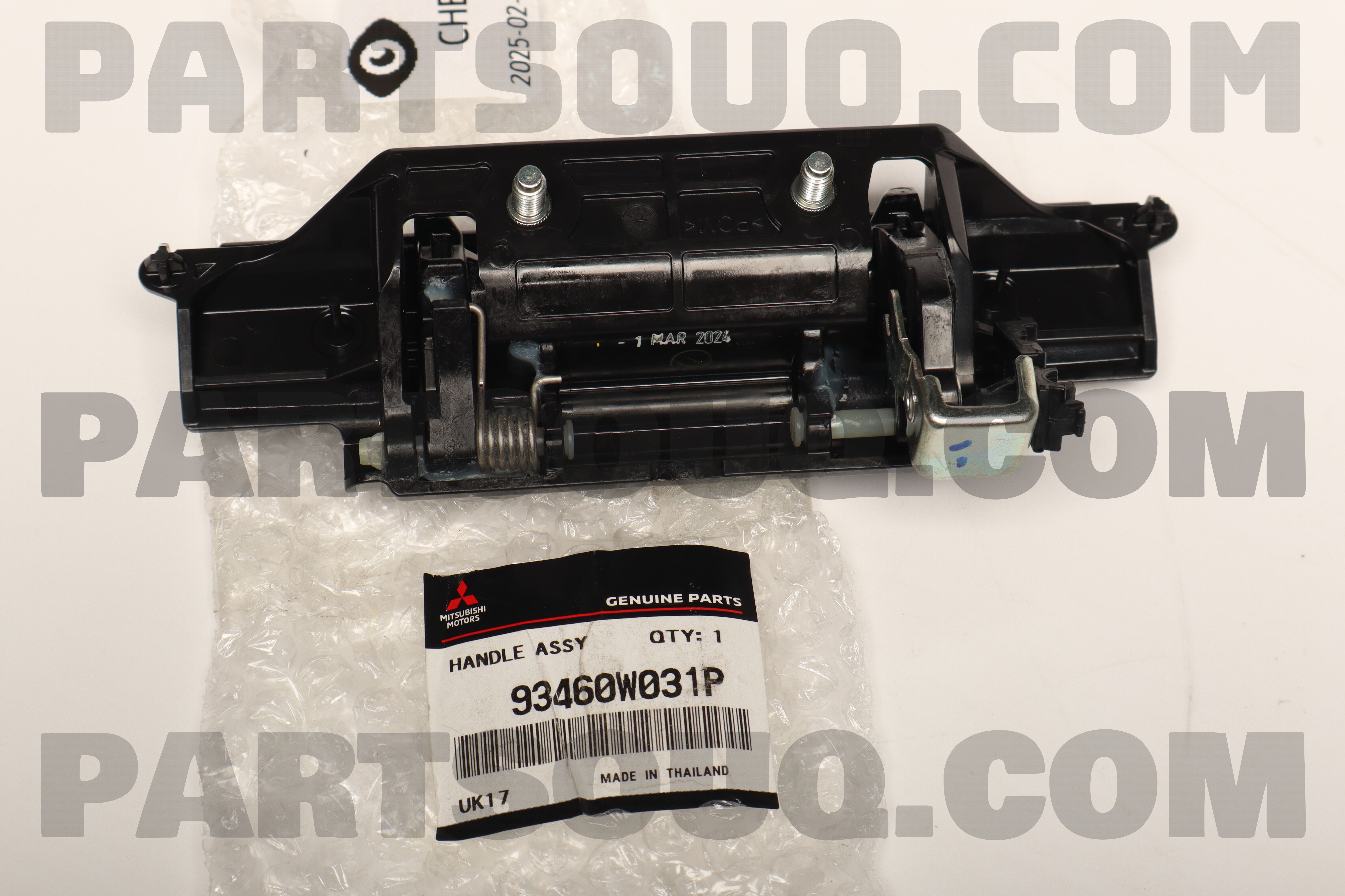 HANDLE,RR BODY RR GATE OUT 93460W031P | Mitsubishi Parts | PartSouq