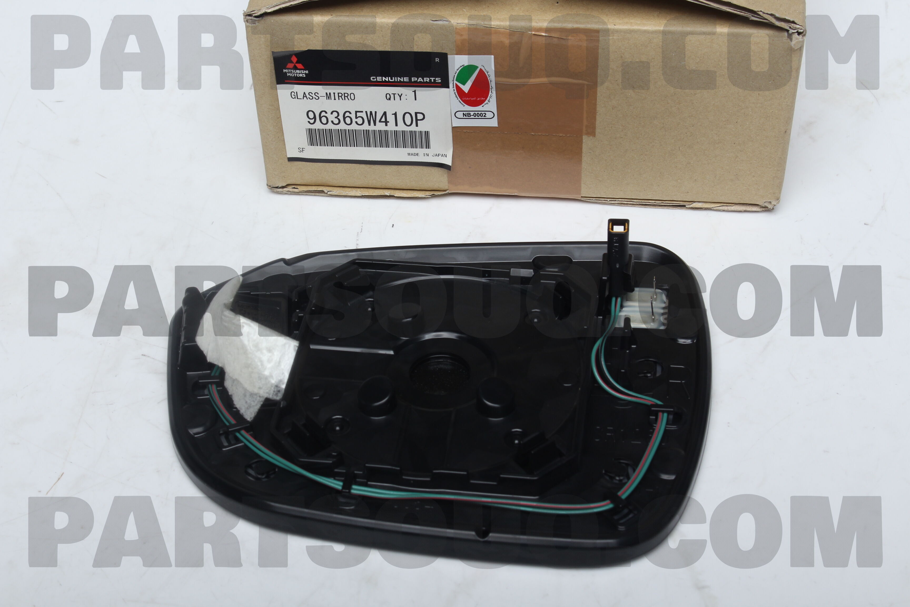 MIRROR & HOLDER,DOOR,RH 96365W410P | Mitsubishi Parts | PartSouq