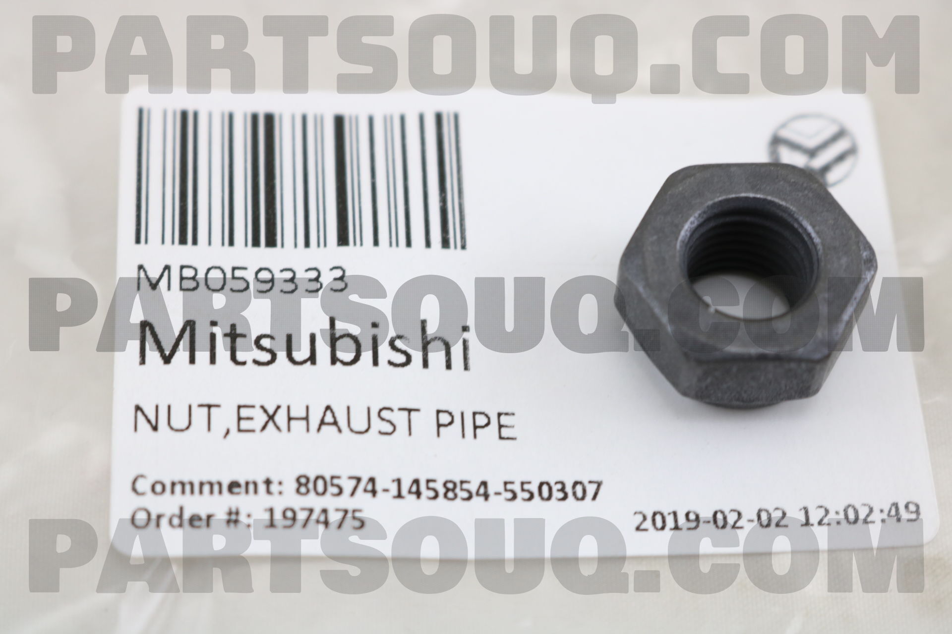 NUT,EXHAUST PIPE MB059333 | Mitsubishi Parts | PartSouq
