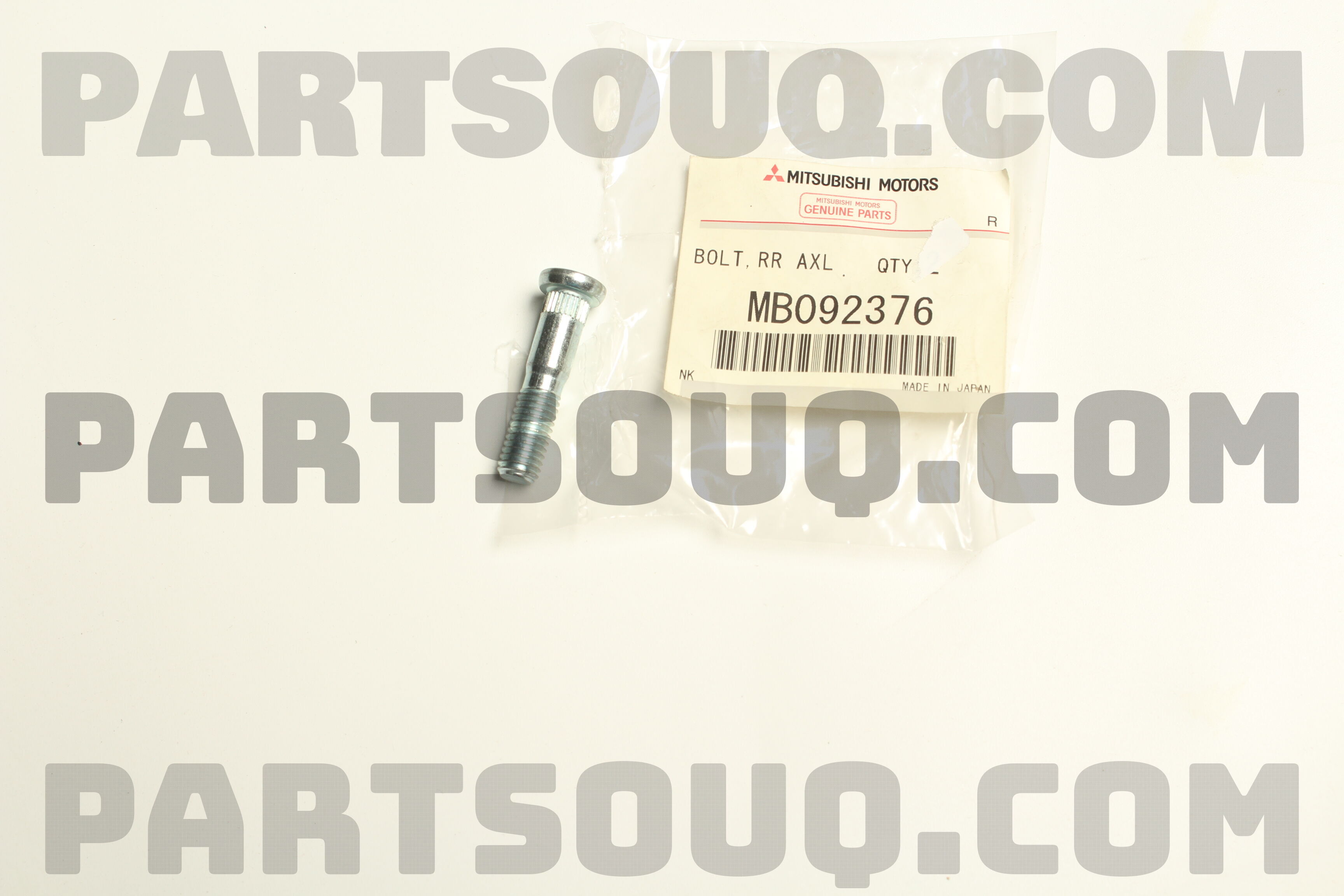 BOLT,RR AXLE HOUSING MB092376 | Mitsubishi Parts | PartSouq