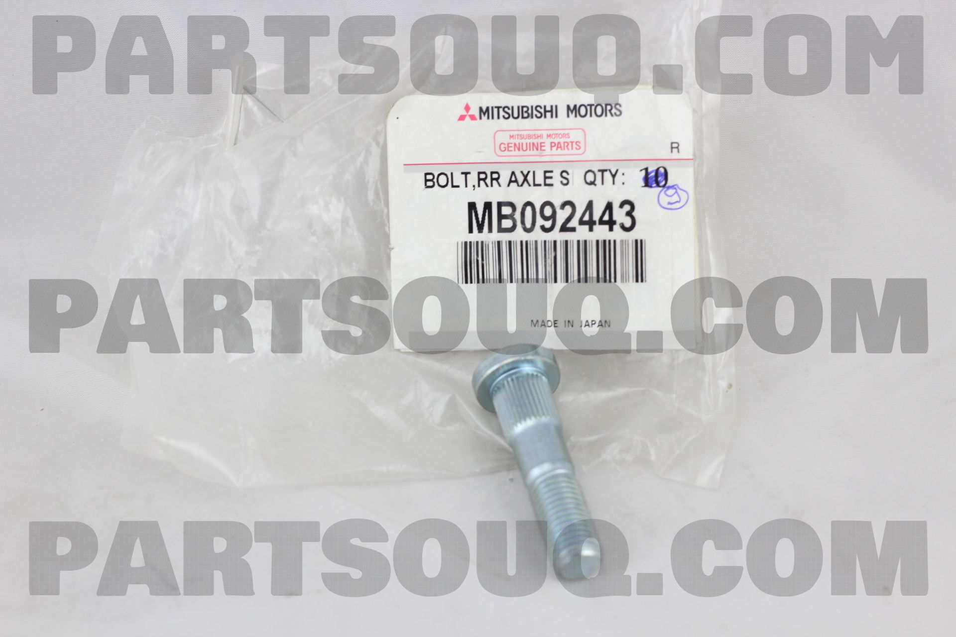 BOLT,RR AXLE SHAFT MB092443 | Mitsubishi Parts | PartSouq
