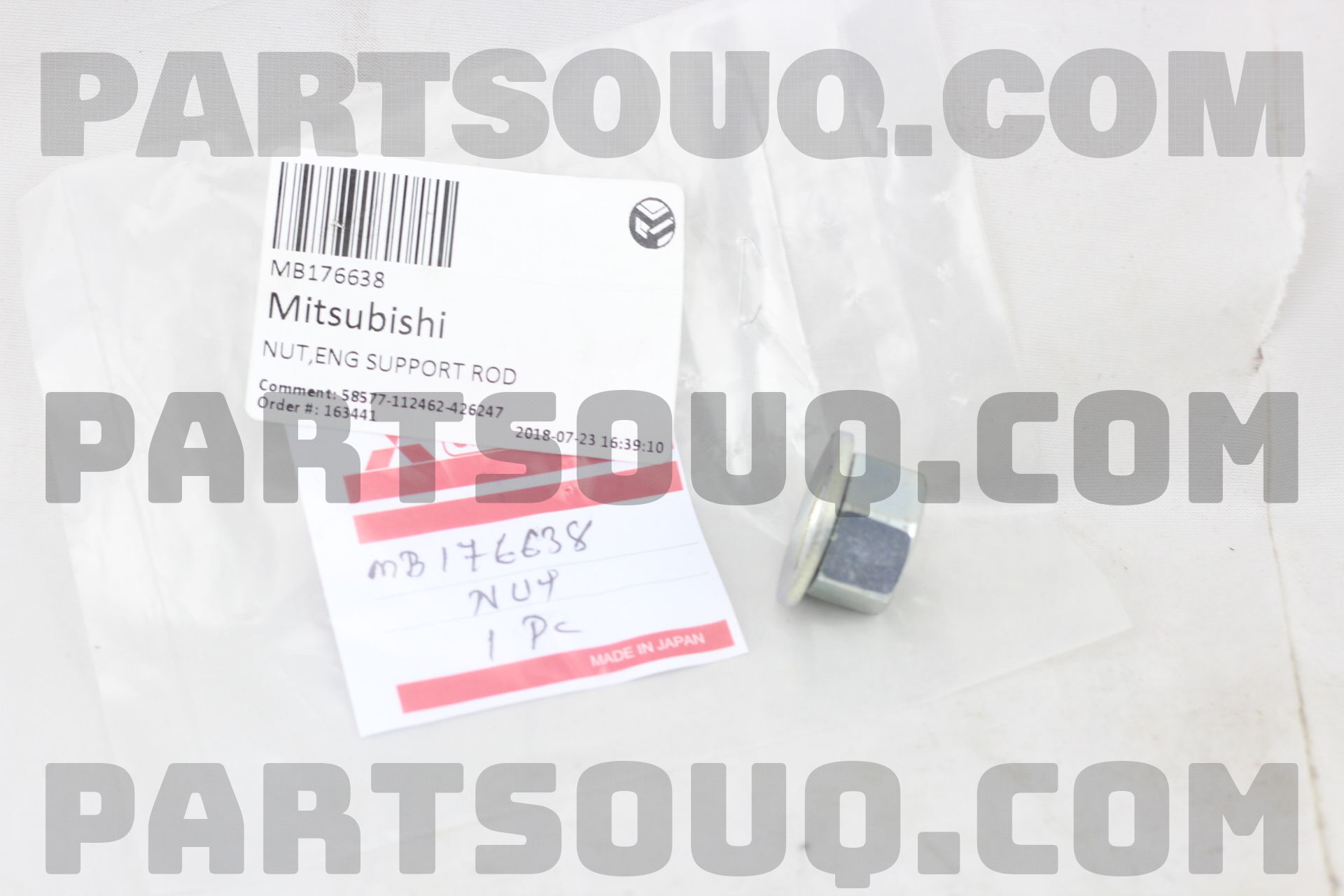 NUT,ENG SUPPORT ROD MB176638 | Mitsubishi Parts | PartSouq