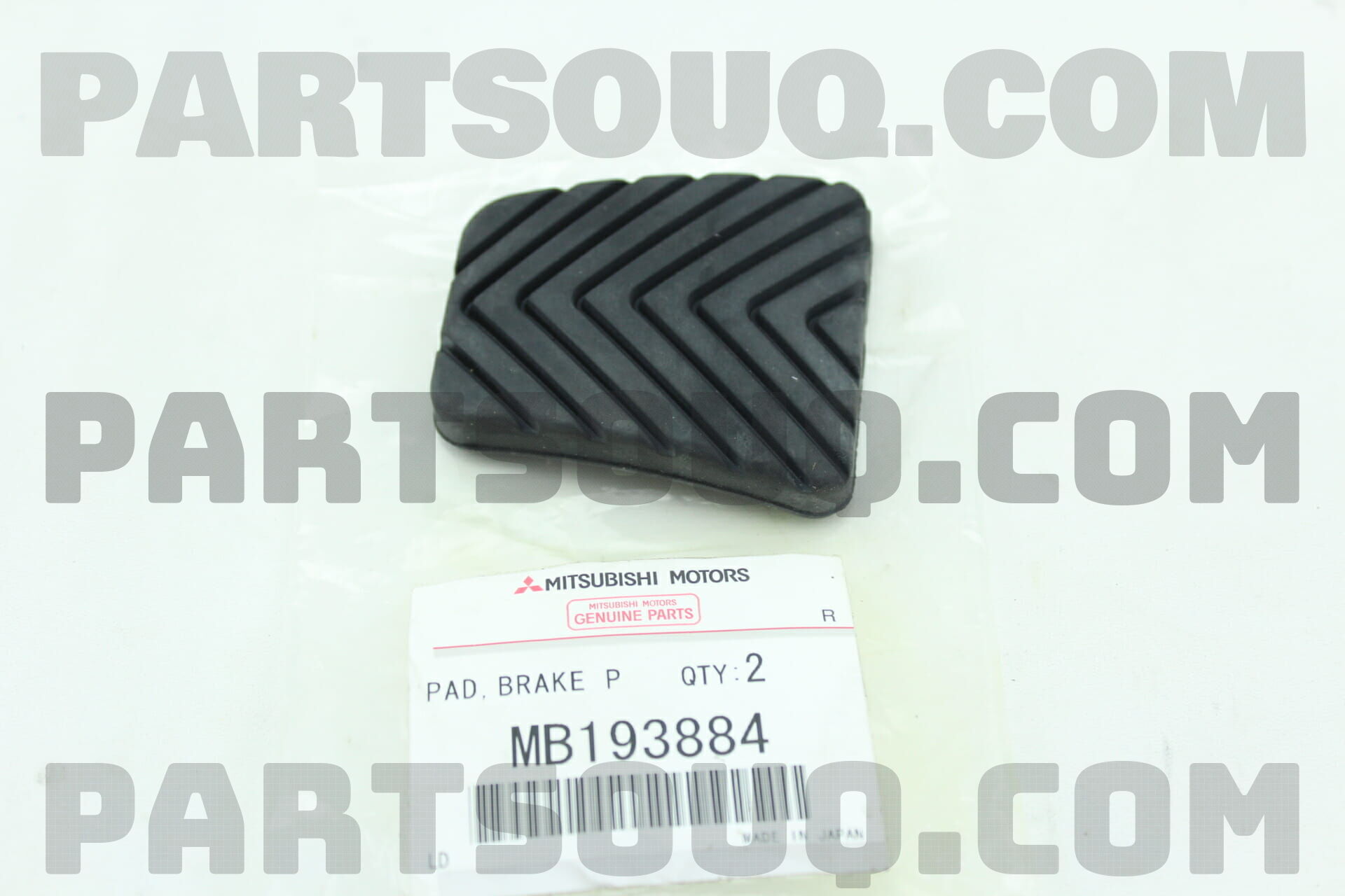 PAD,BRAKE PEDAL MB193884 | Mitsubishi Parts | PartSouq