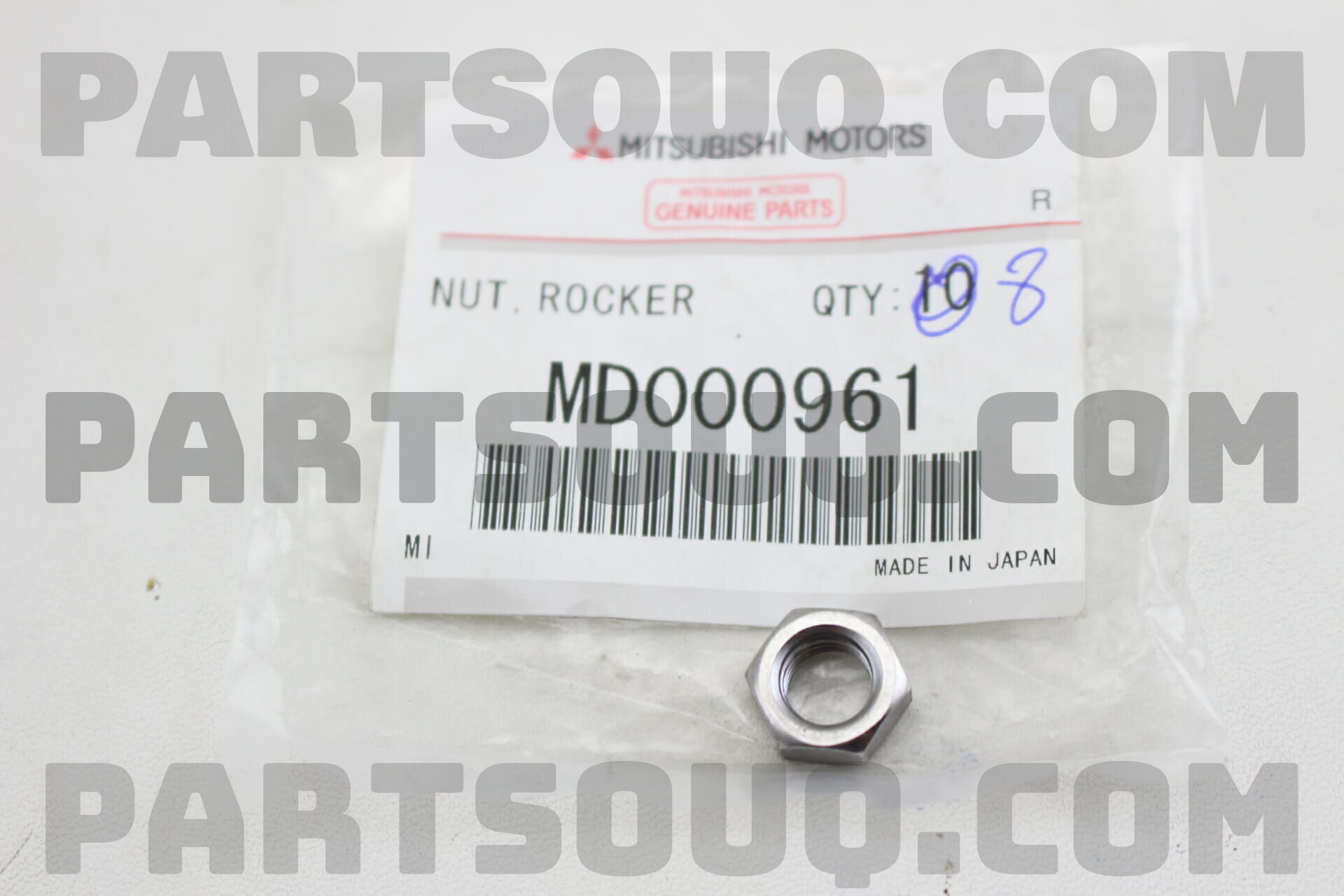 NUT,ROCKER ARM ADJ SCR LK MD000961 | Mitsubishi Parts | PartSouq