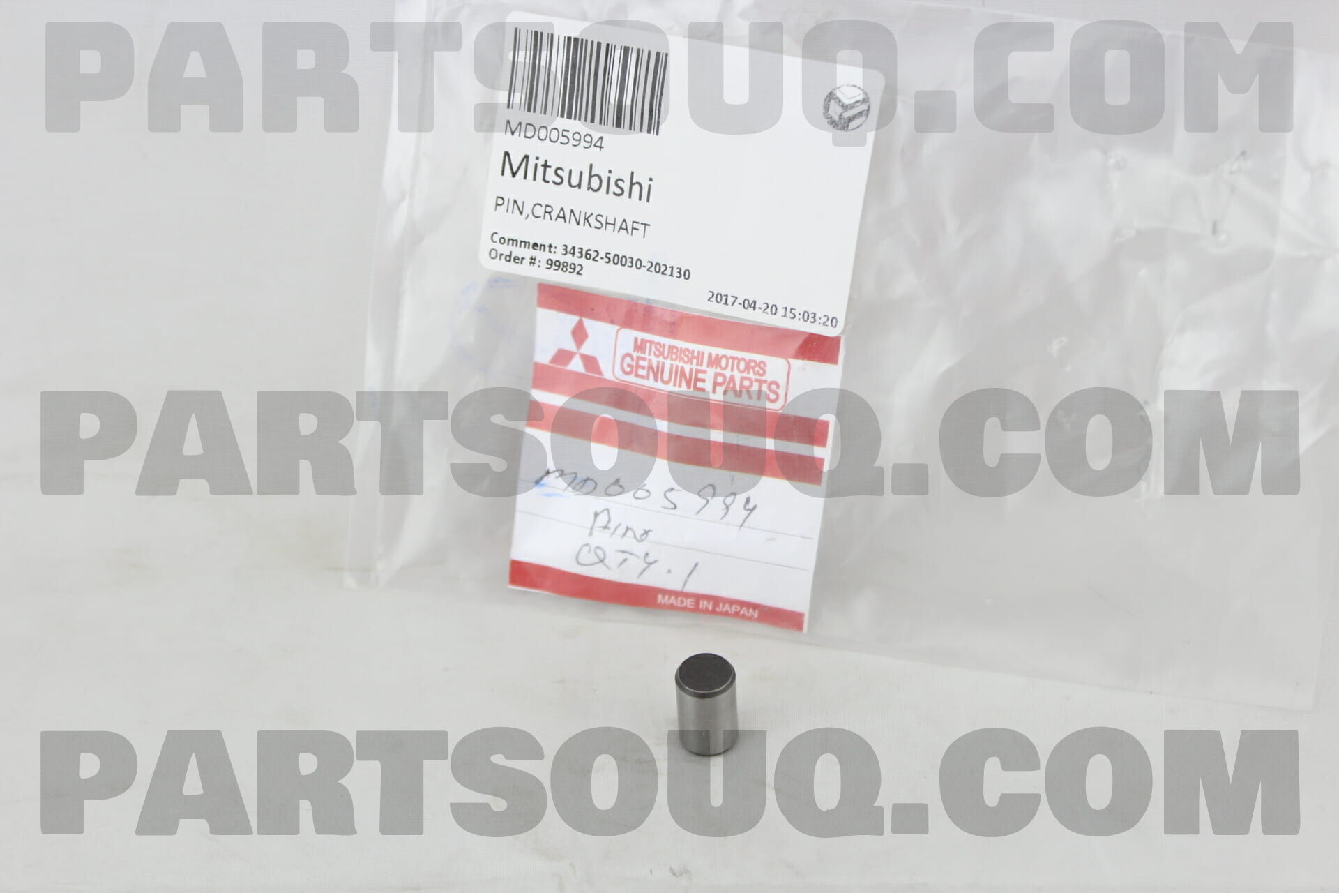 PIN,CRANKSHAFT MD005994 | Mitsubishi Parts | PartSouq