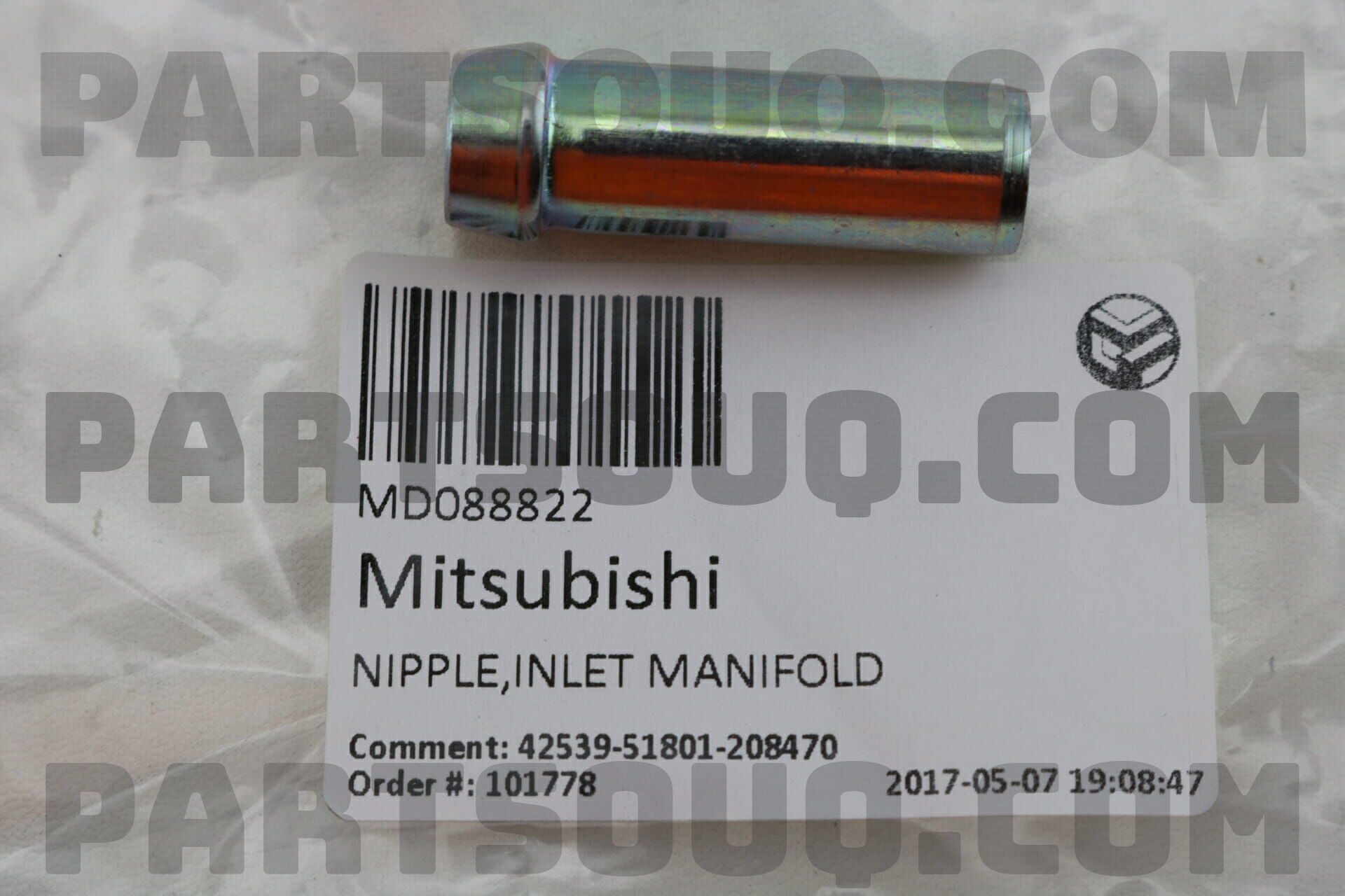 NIPPLE,INLET MANIFOLD MD088822 | Mitsubishi Parts | PartSouq