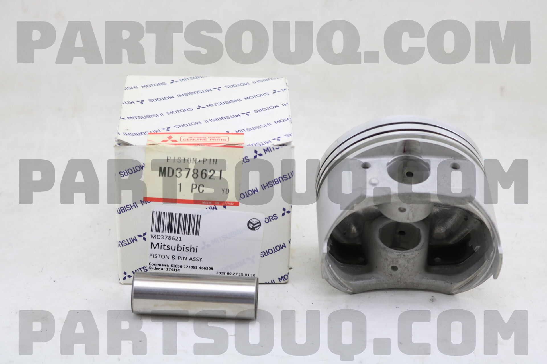 PISTON & PIN ASSY MD378621 | Mitsubishi Parts | PartSouq