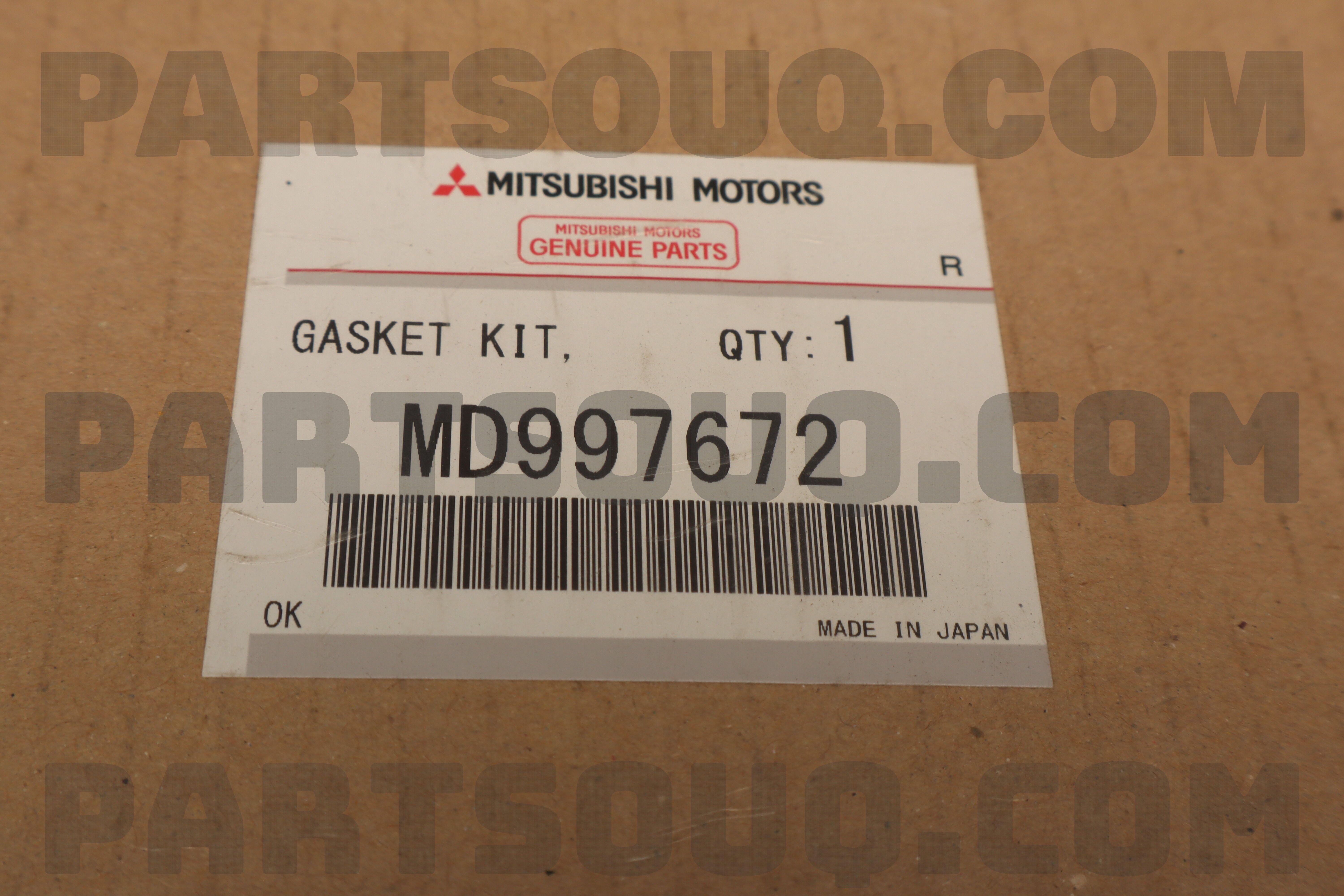 GASKET KIT,ENG OVERHAUL MD997672 | Mitsubishi Parts | PartSouq