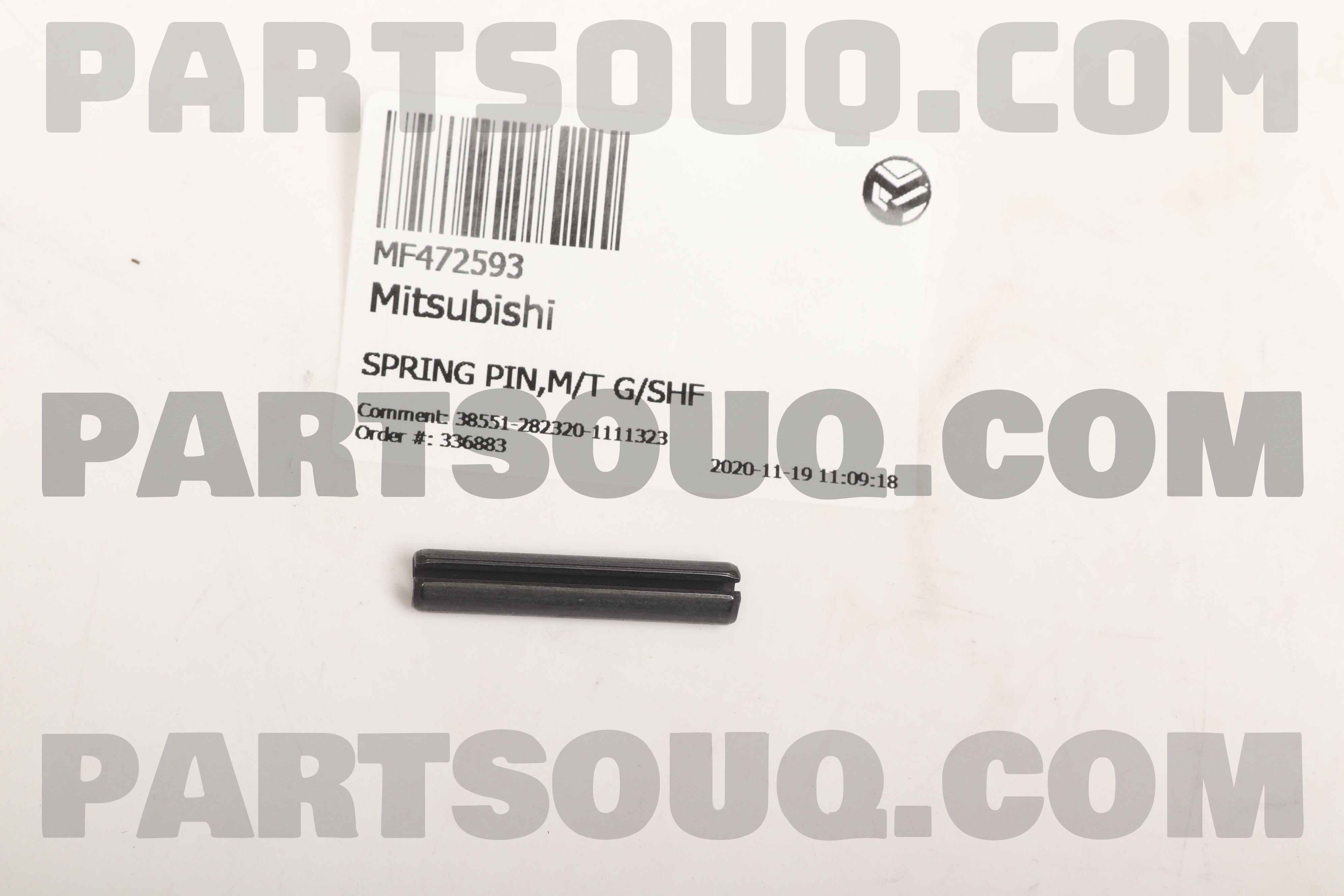 SPRING PIN,M/T G/SHF MF472593 | FUSO Parts | PartSouq