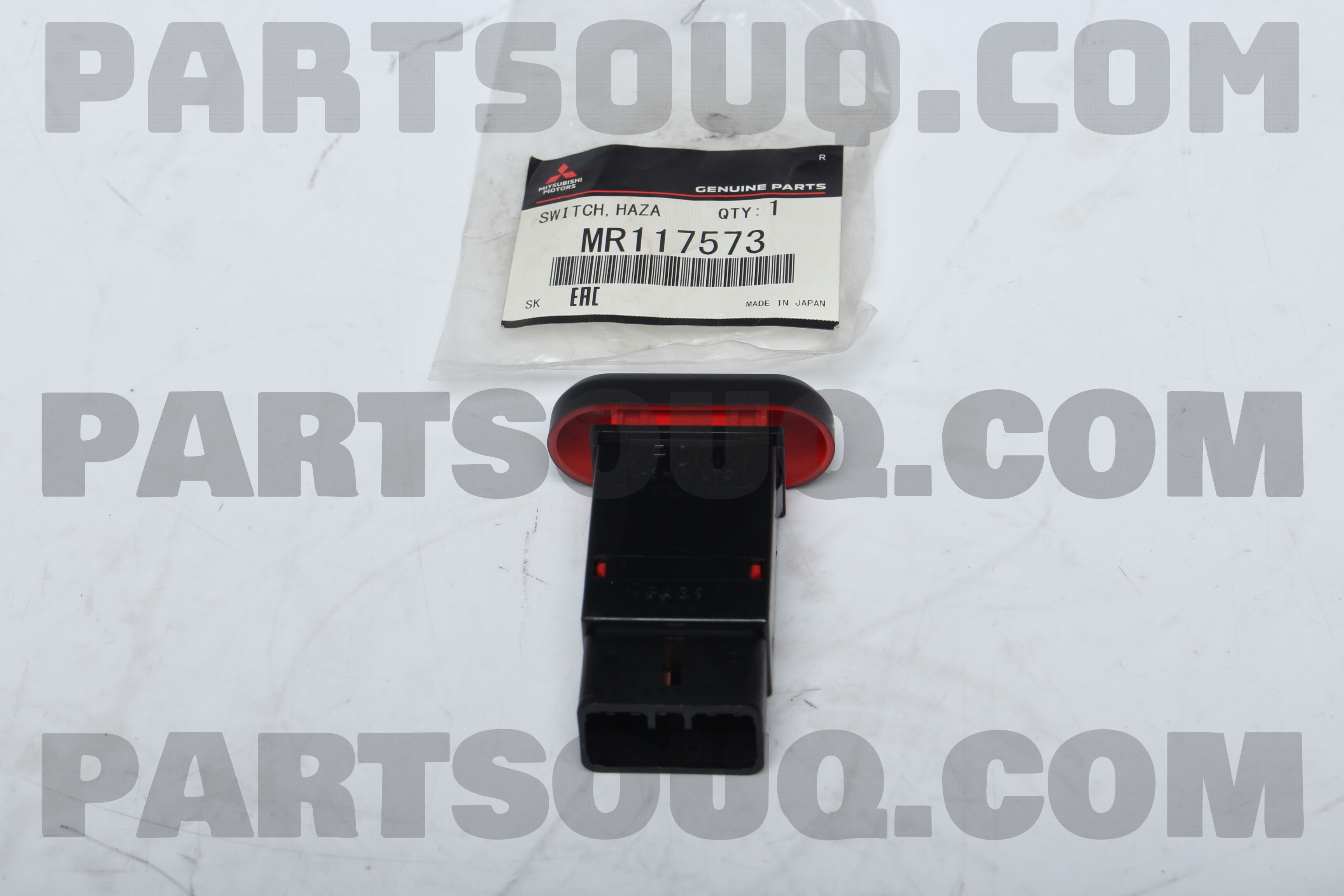 SWITCH,HAZARD WARNING LAMP MR117573 | Mitsubishi Parts | PartSouq