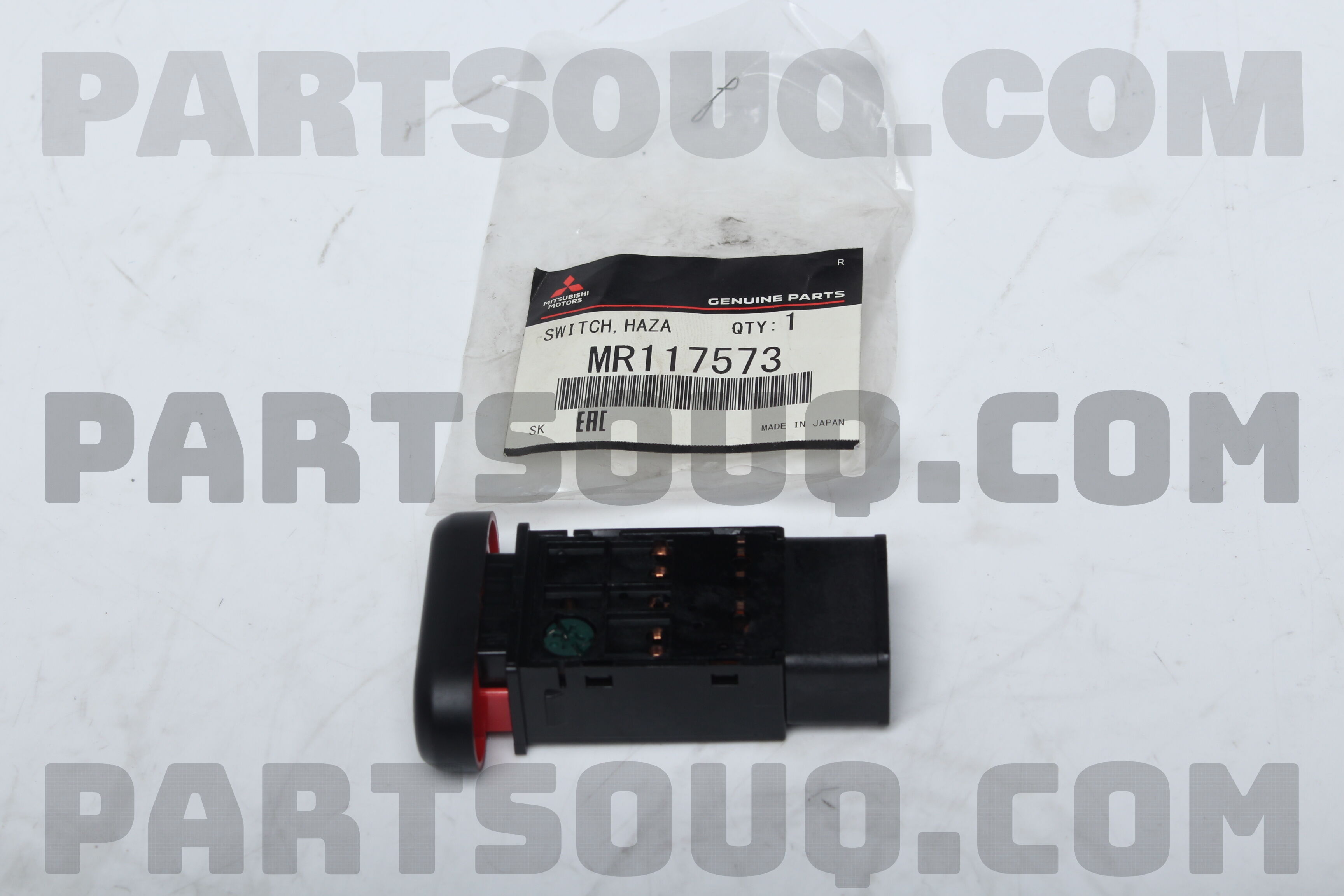 SWITCH,HAZARD WARNING LAMP MR117573 | Mitsubishi Parts | PartSouq