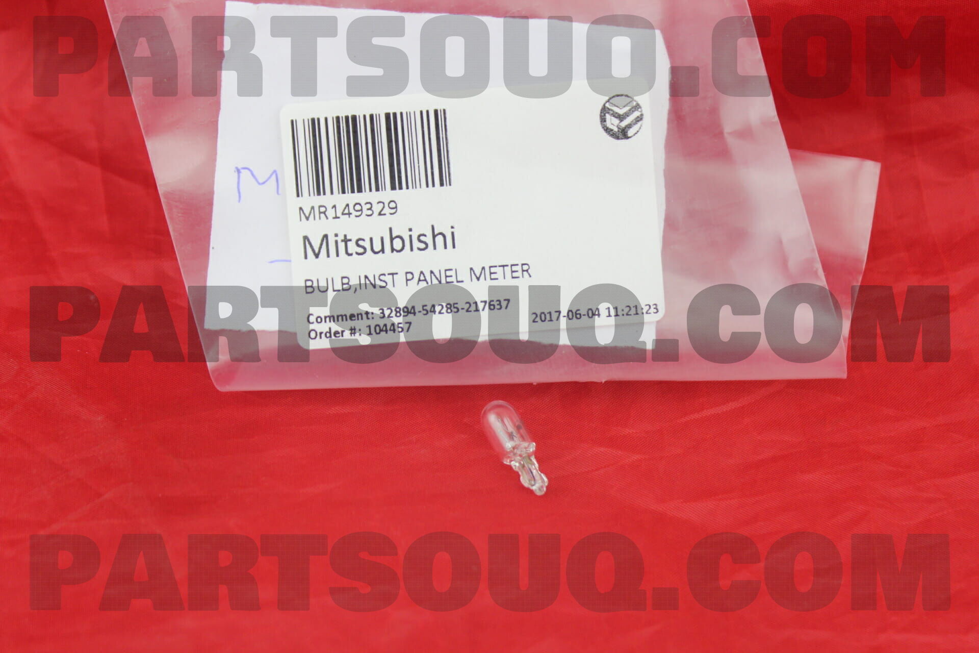 BULB,INST PANEL METER MB849558 | Mitsubishi Parts | PartSouq